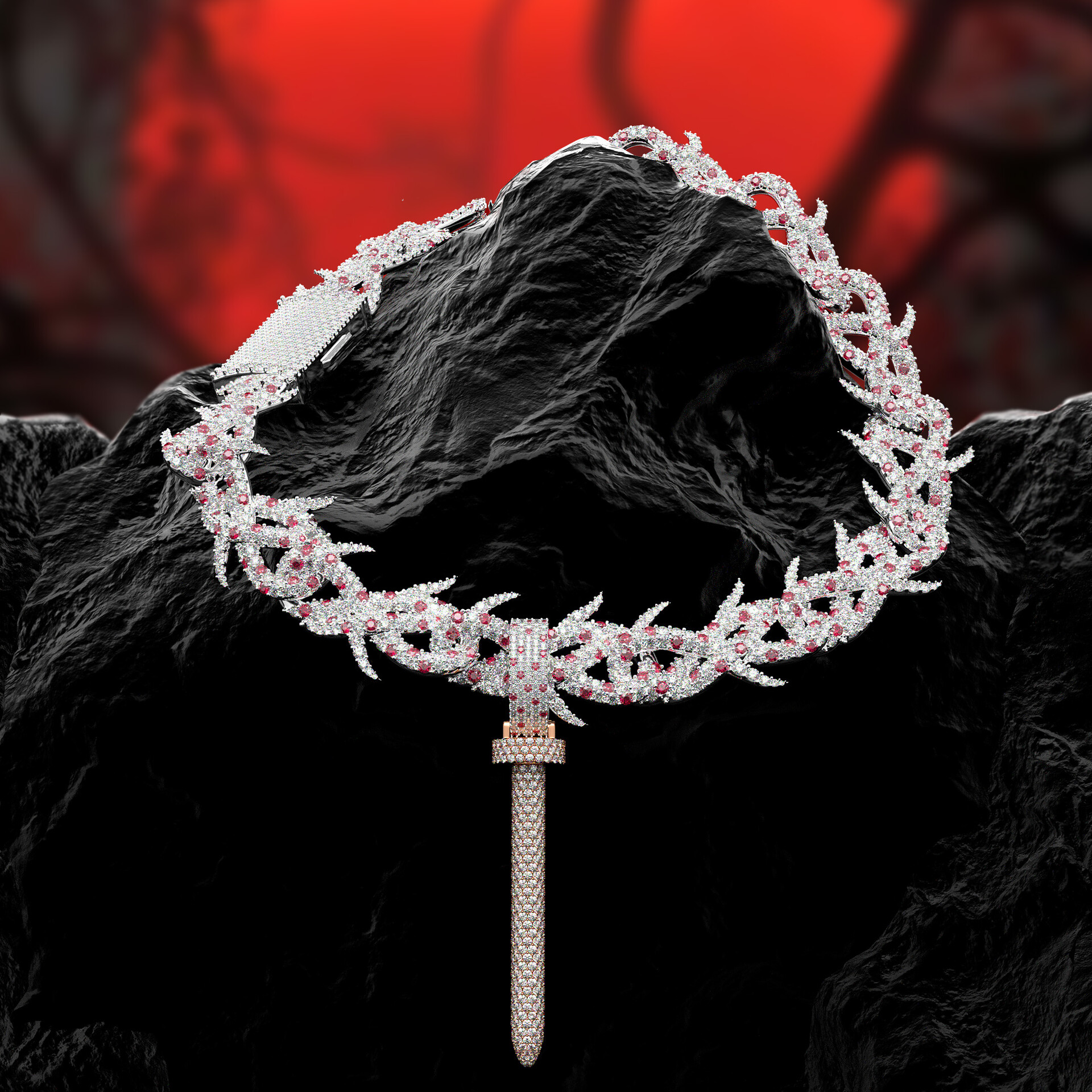 ArtStation - Creative Animation (Nail Pendant with chain)