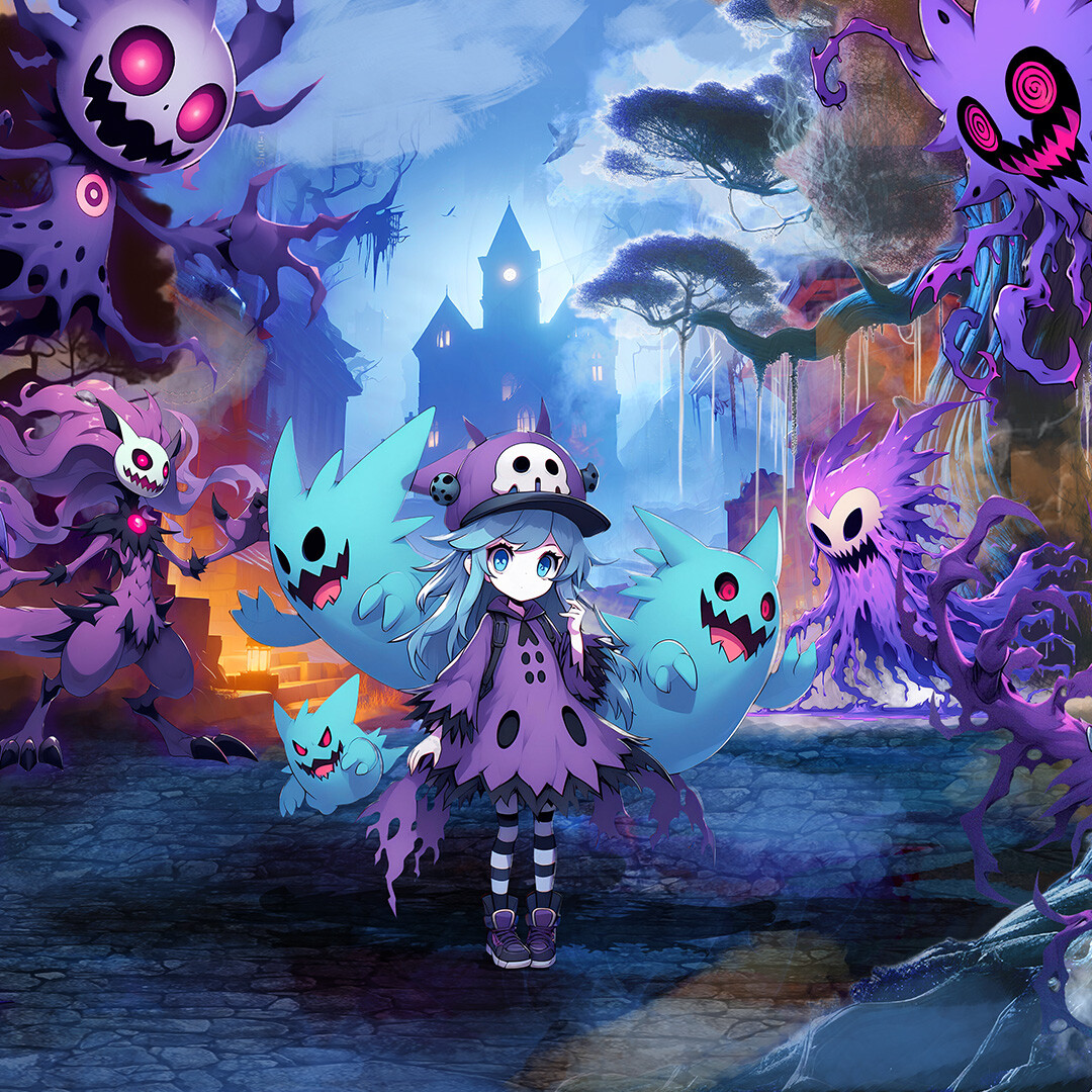 ArtStation - Pokemon ghosts