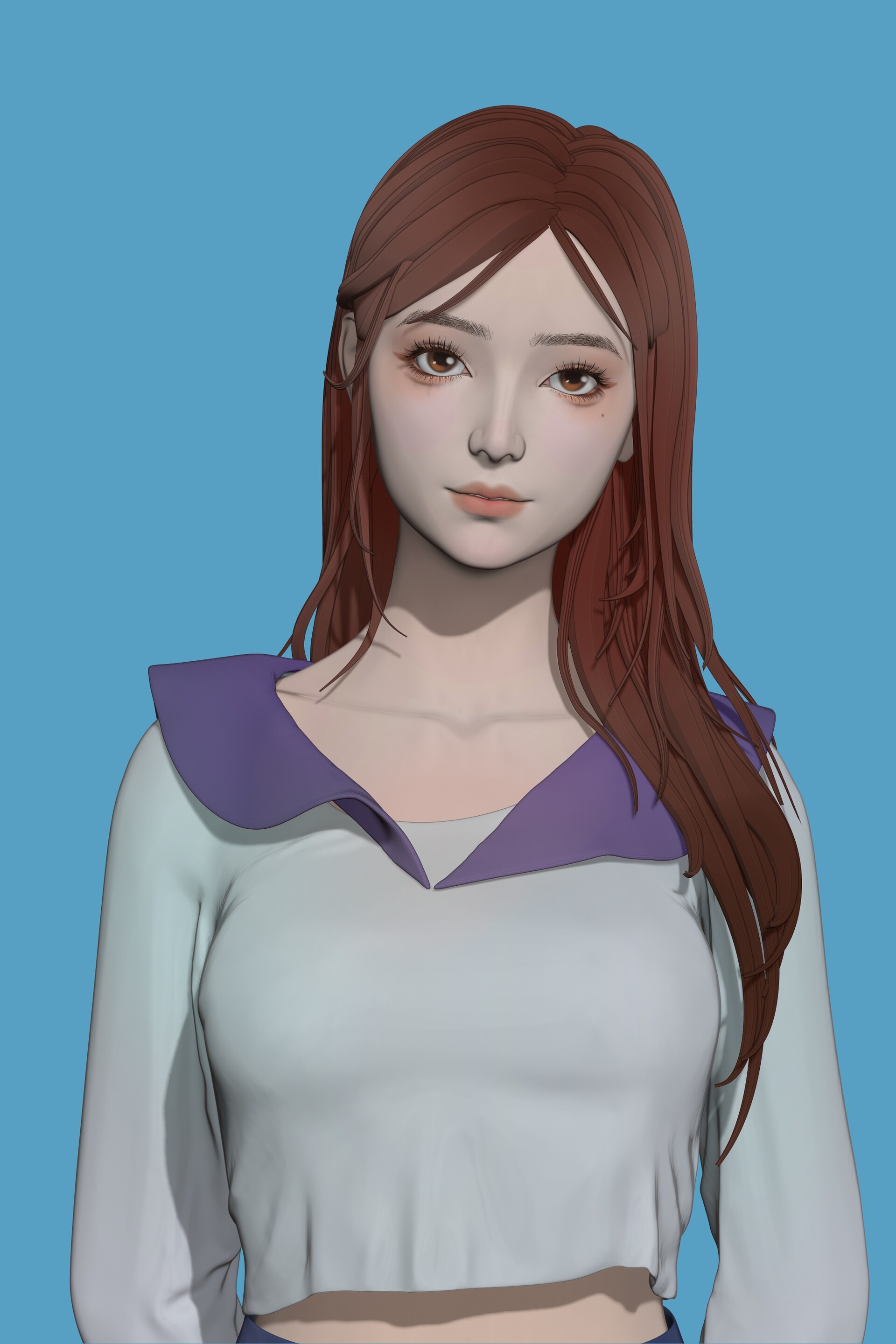 ArtStation - 制服女孩