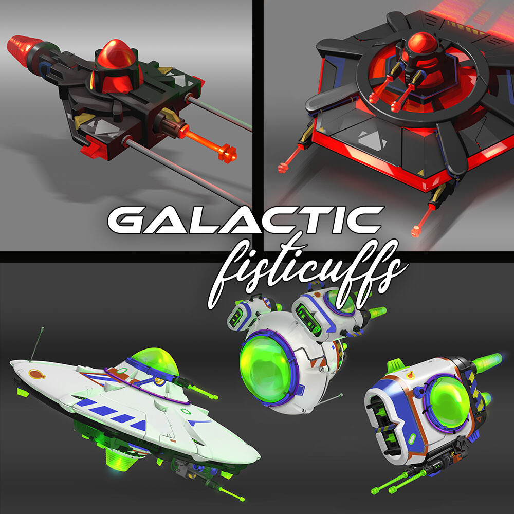 ArtStation - Galactic Fisticuffs - Designs