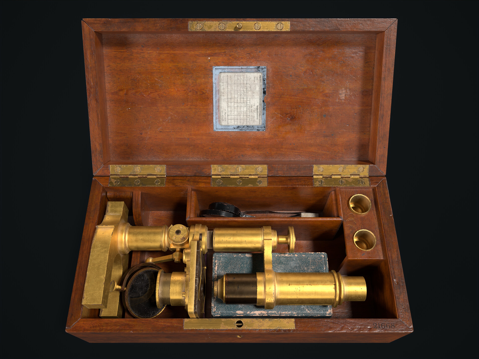 ArtStation - Oberhaeuser Brass Microscope
