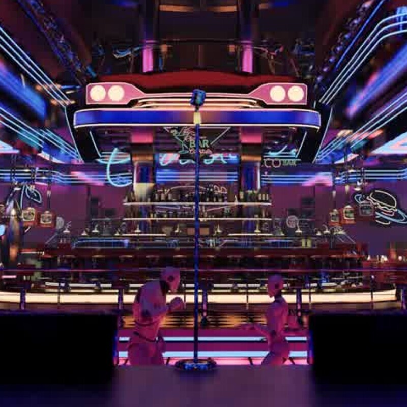 ArtStation - Disco Bar - Qloc Internal