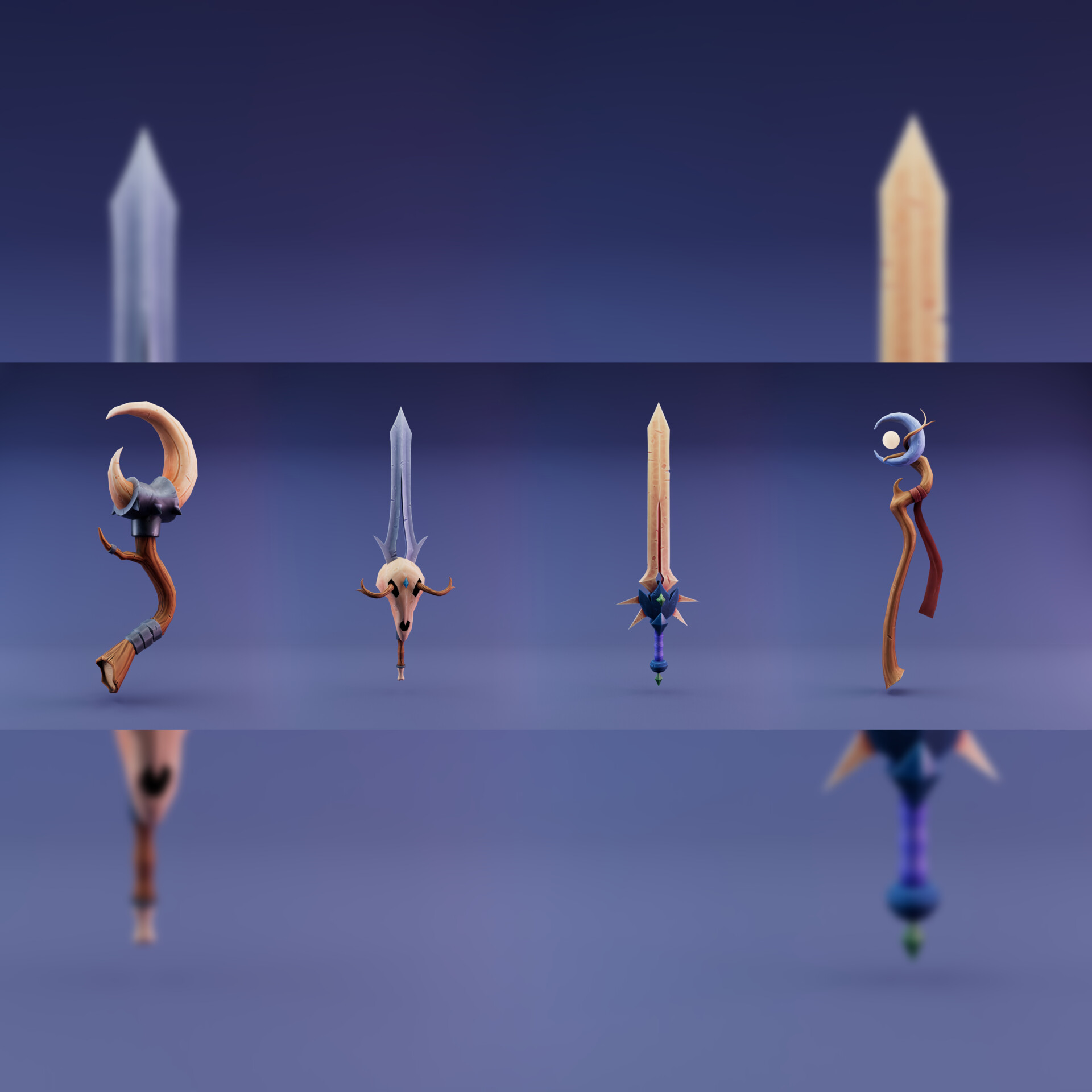 ArtStation - Stylized Weapons