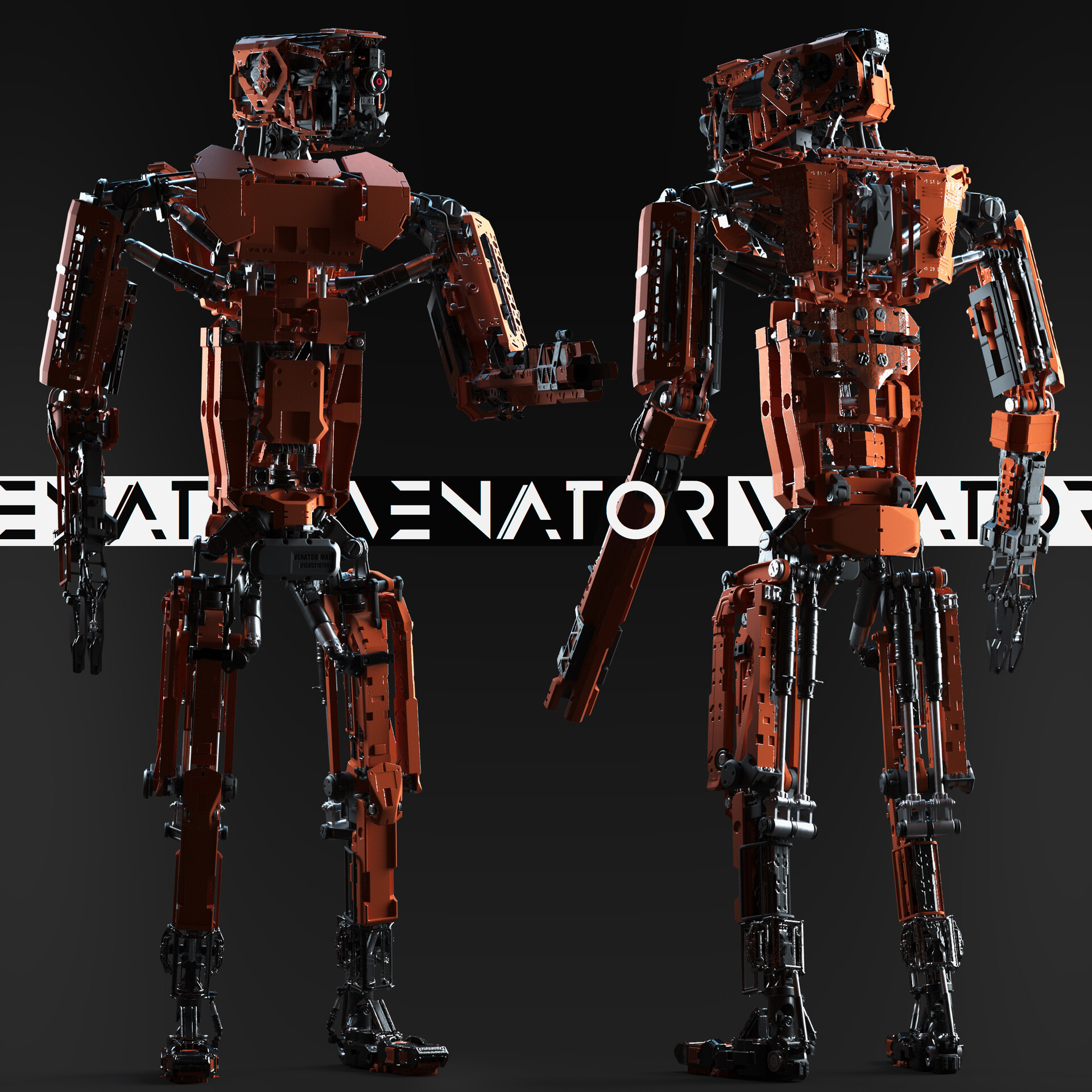 ArtStation - VENATOR | The original robot concept for Precursor short ...