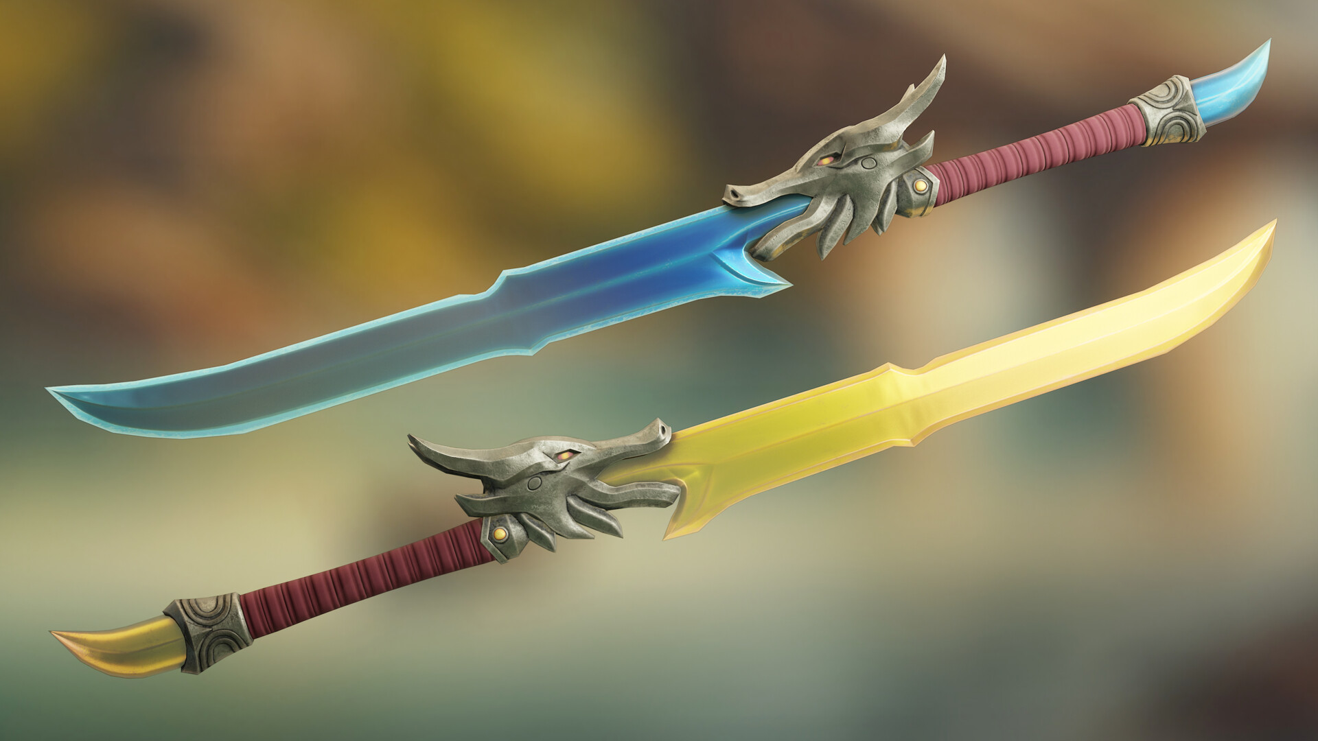 ArtStation - Low Poly Game Swords