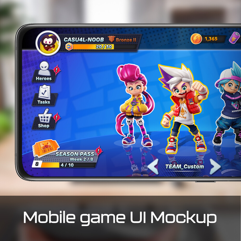 ArtStation - Mobile Game UI Mockup