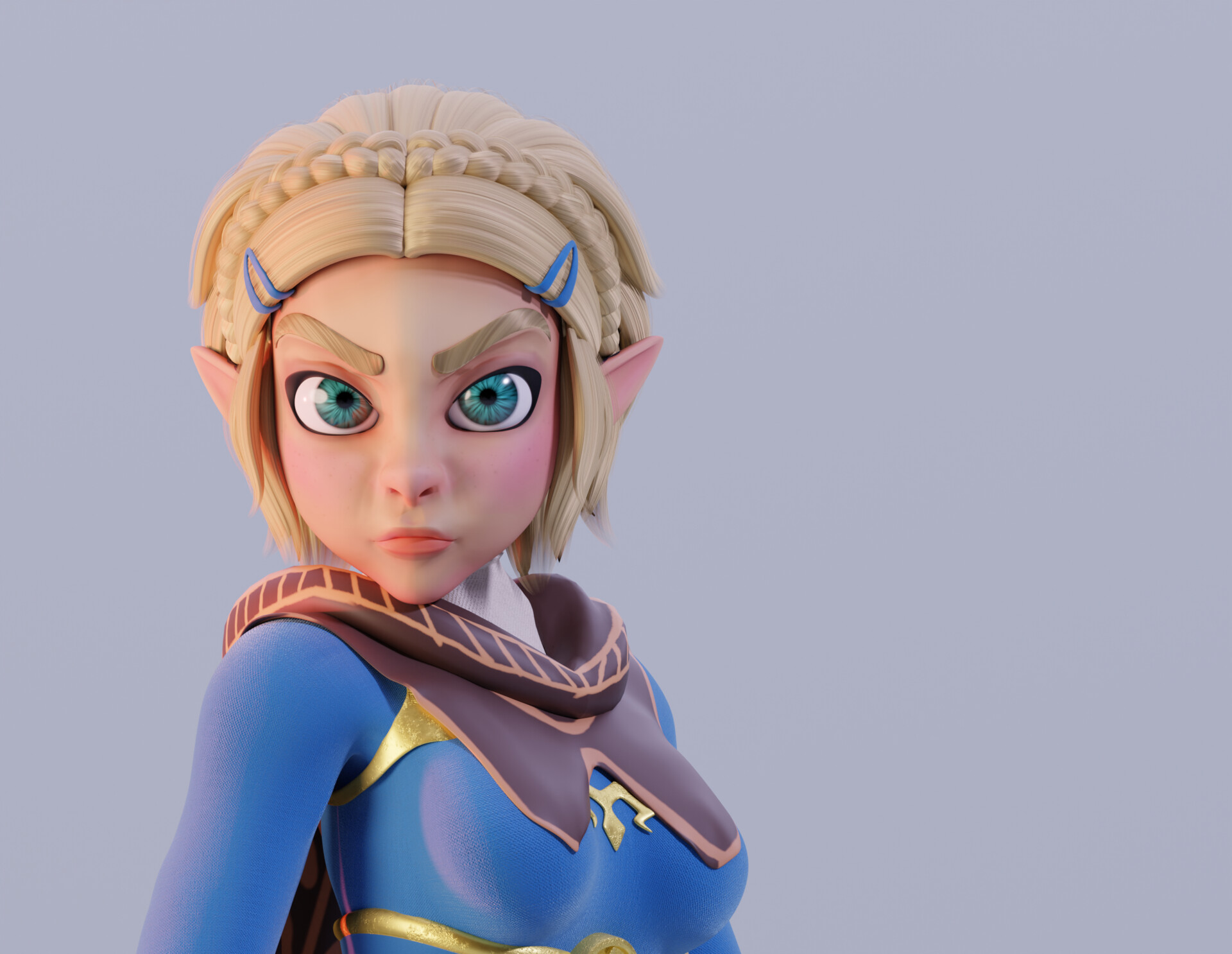 ArtStation - Zelda Blender Sculpt