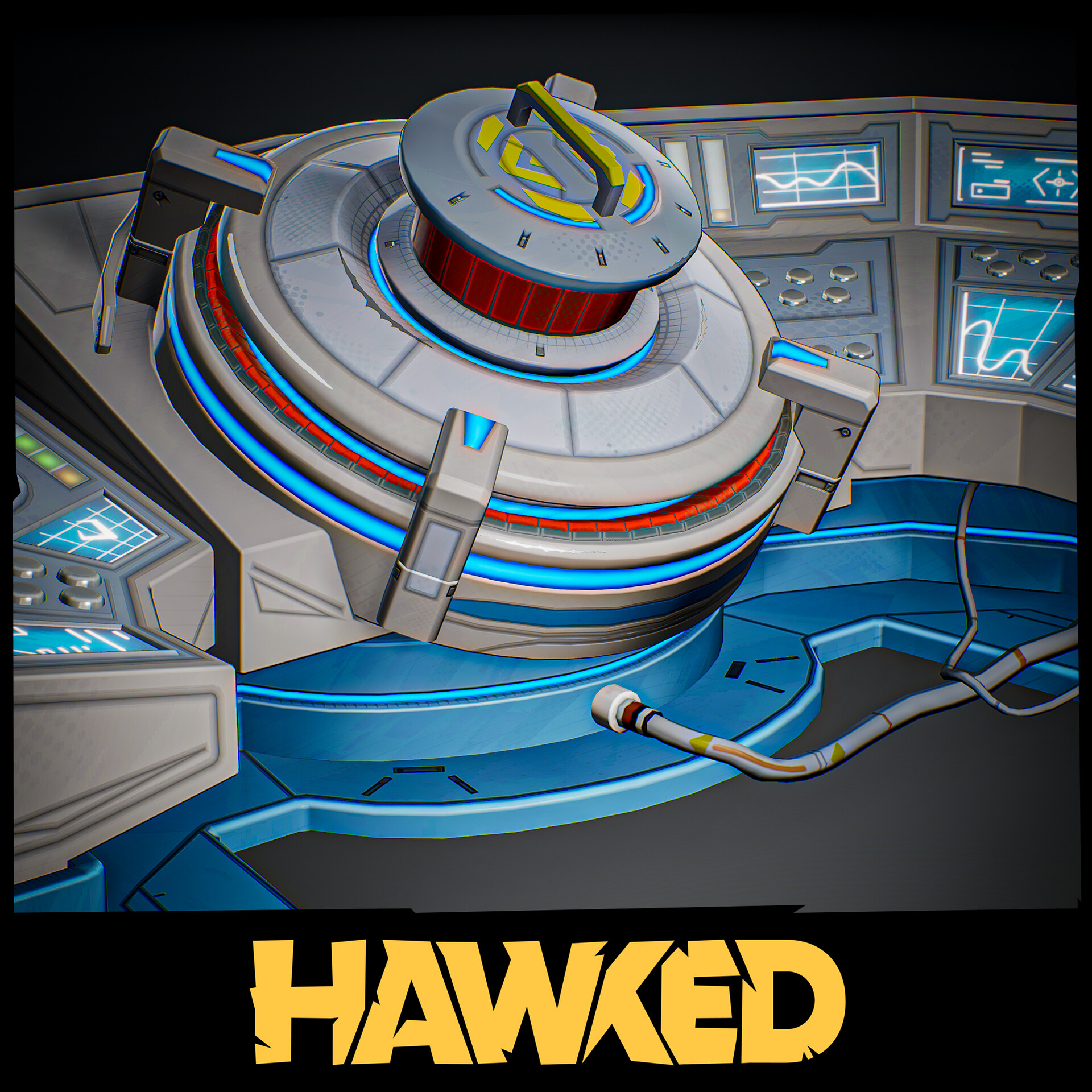 ArtStation - HAWKED | Start Game Panel