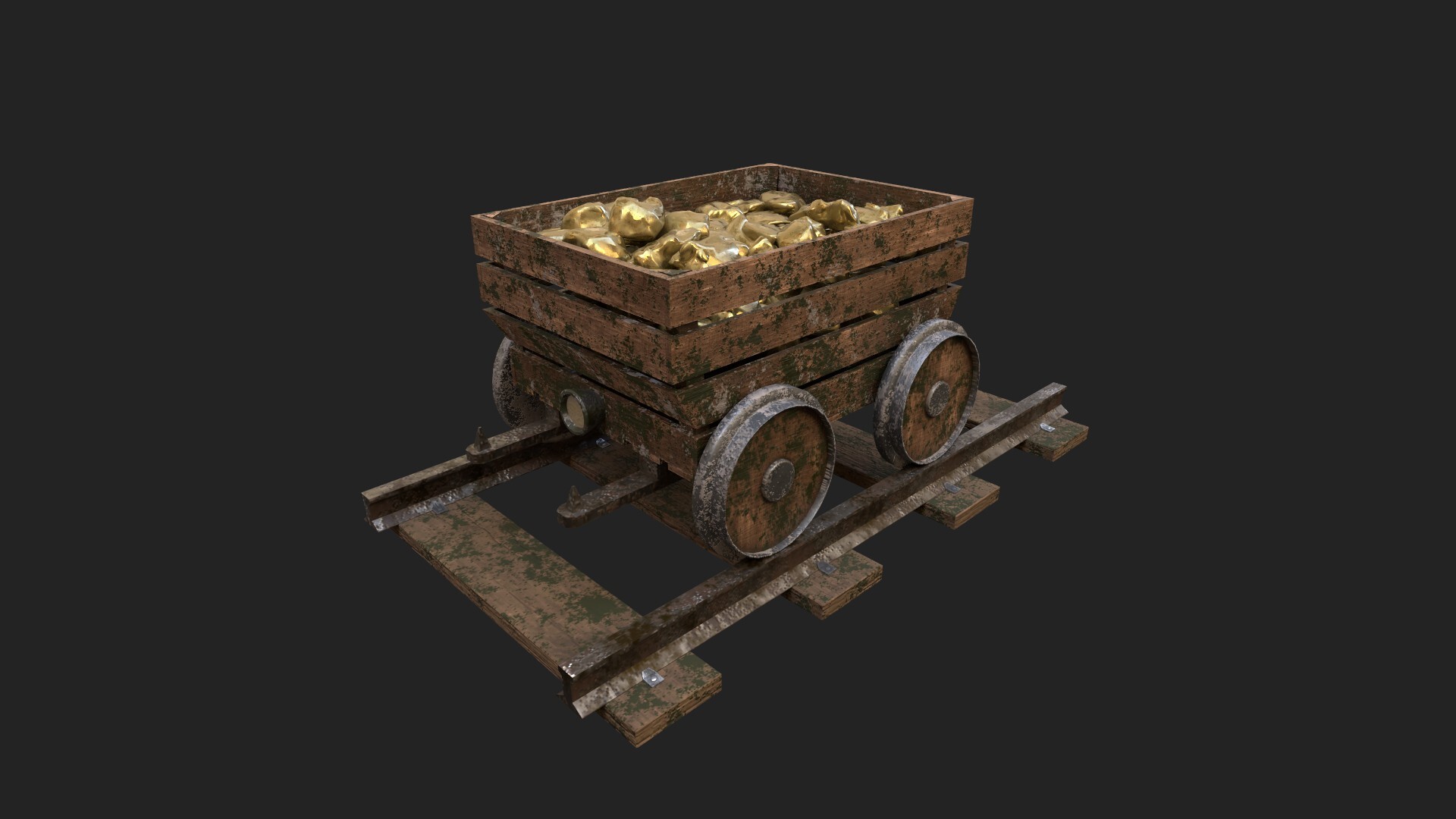 ArtStation - Mining Cart
