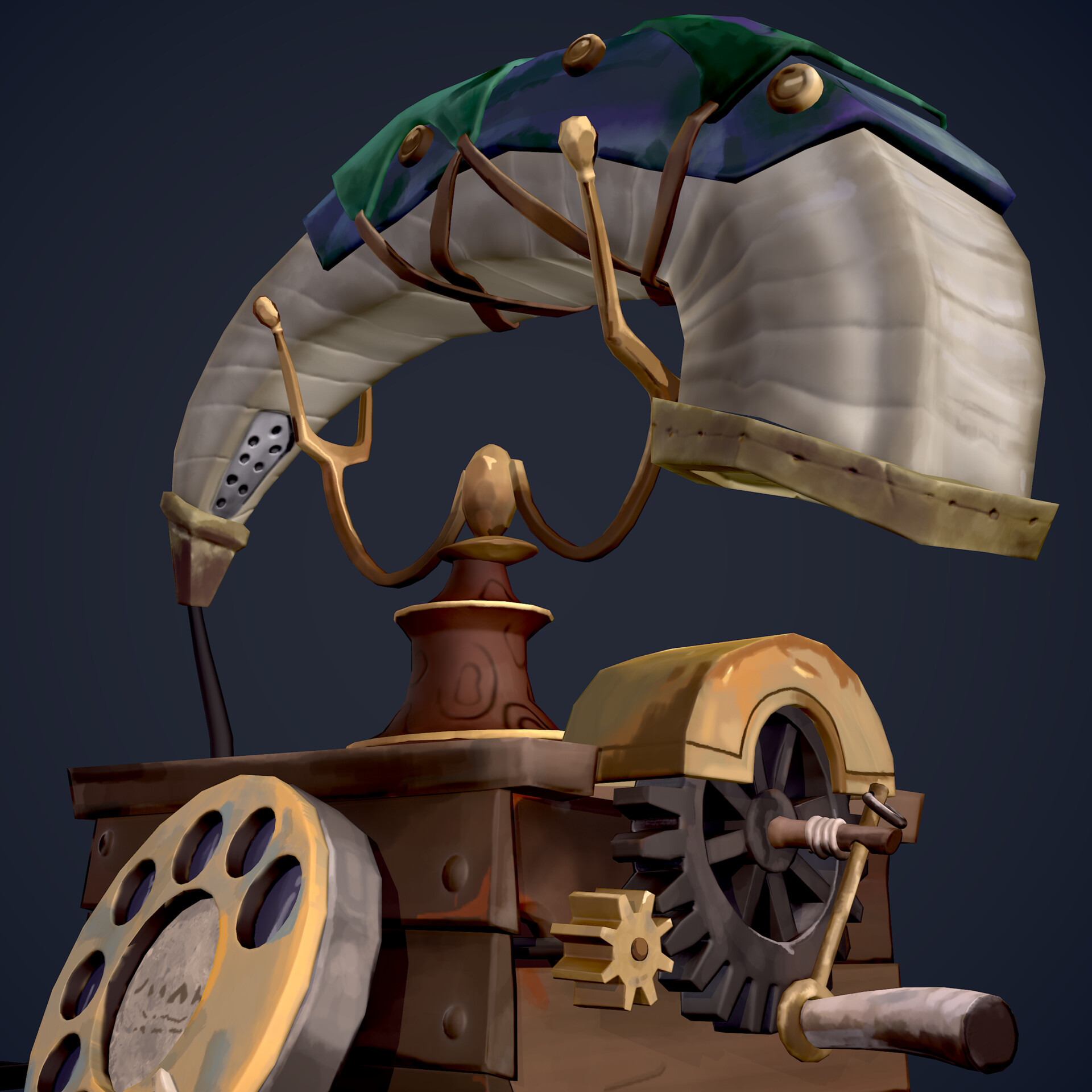 ArtStation - Stylized old phone