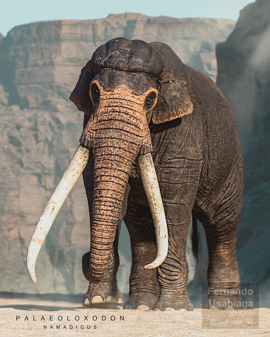 ArtStation - Palaeoloxodon Namadicus