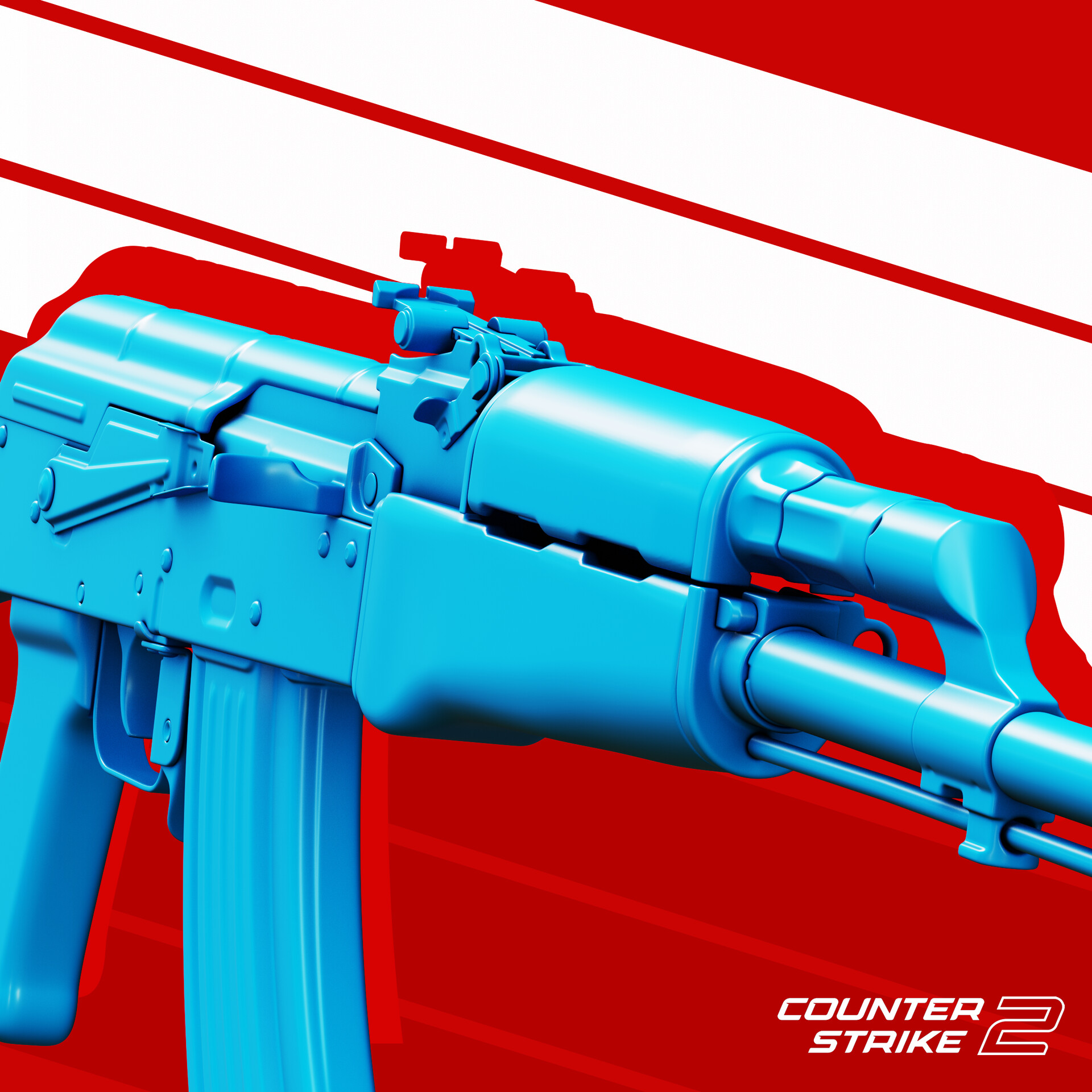 ArtStation - Counter-Strike 2 AK-47 High Poly