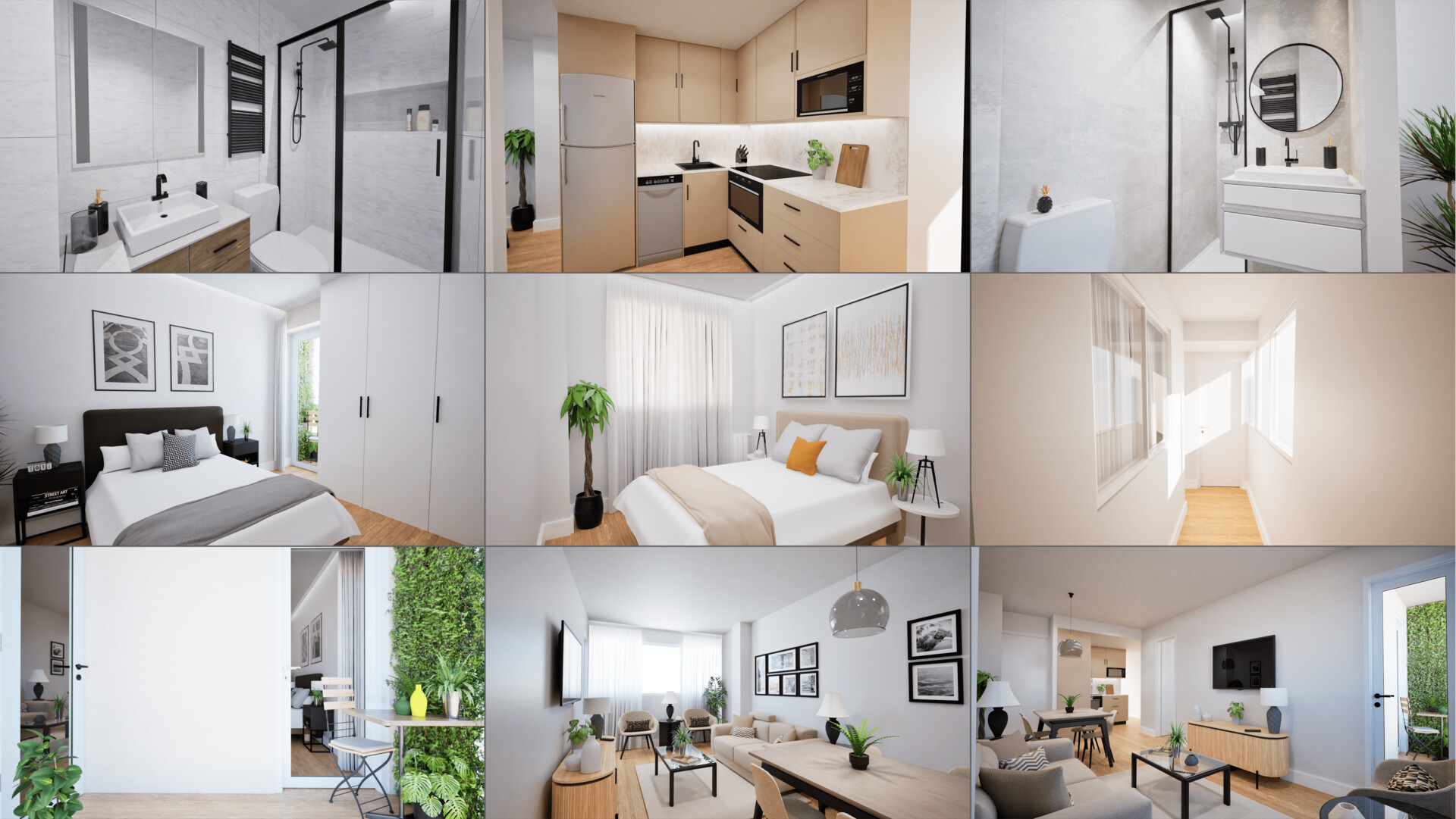 ArtStation - Render of Apartment of "Calle Monositarra"