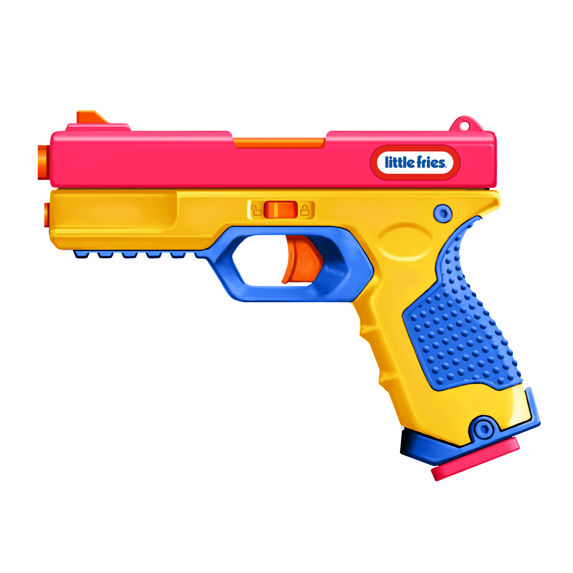 ArtStation - Little fries toy gun