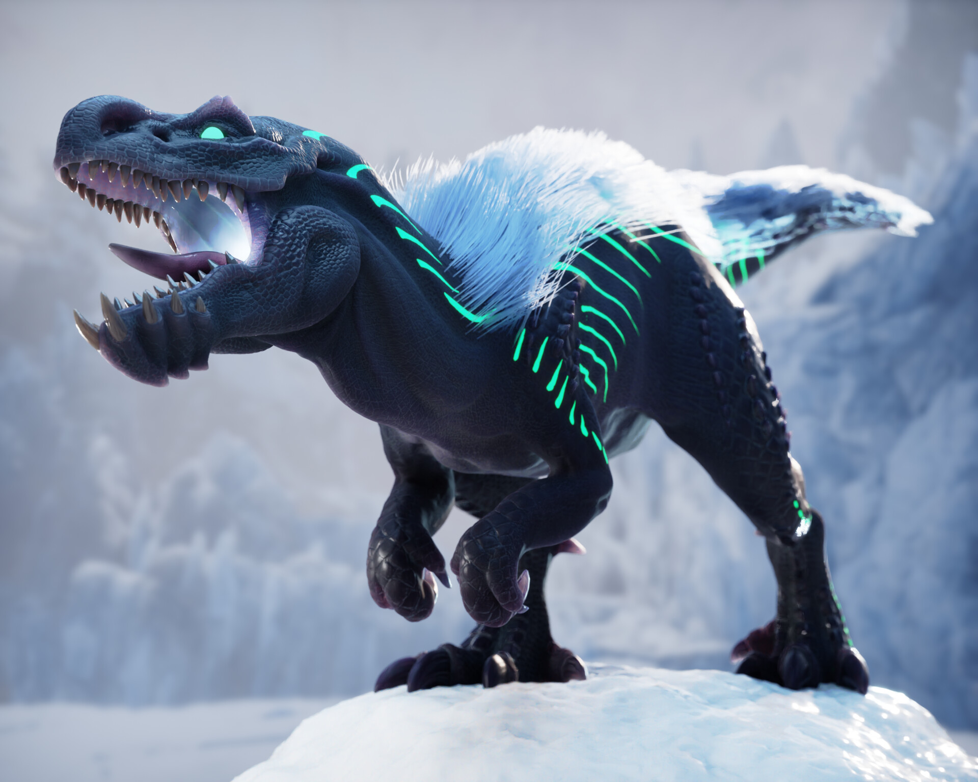 ArtStation - Fulgur Anjanath v2 - Monster Hunter World: Iceborne