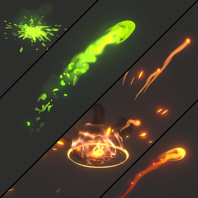 ArtStation - Realtime stylized impacts