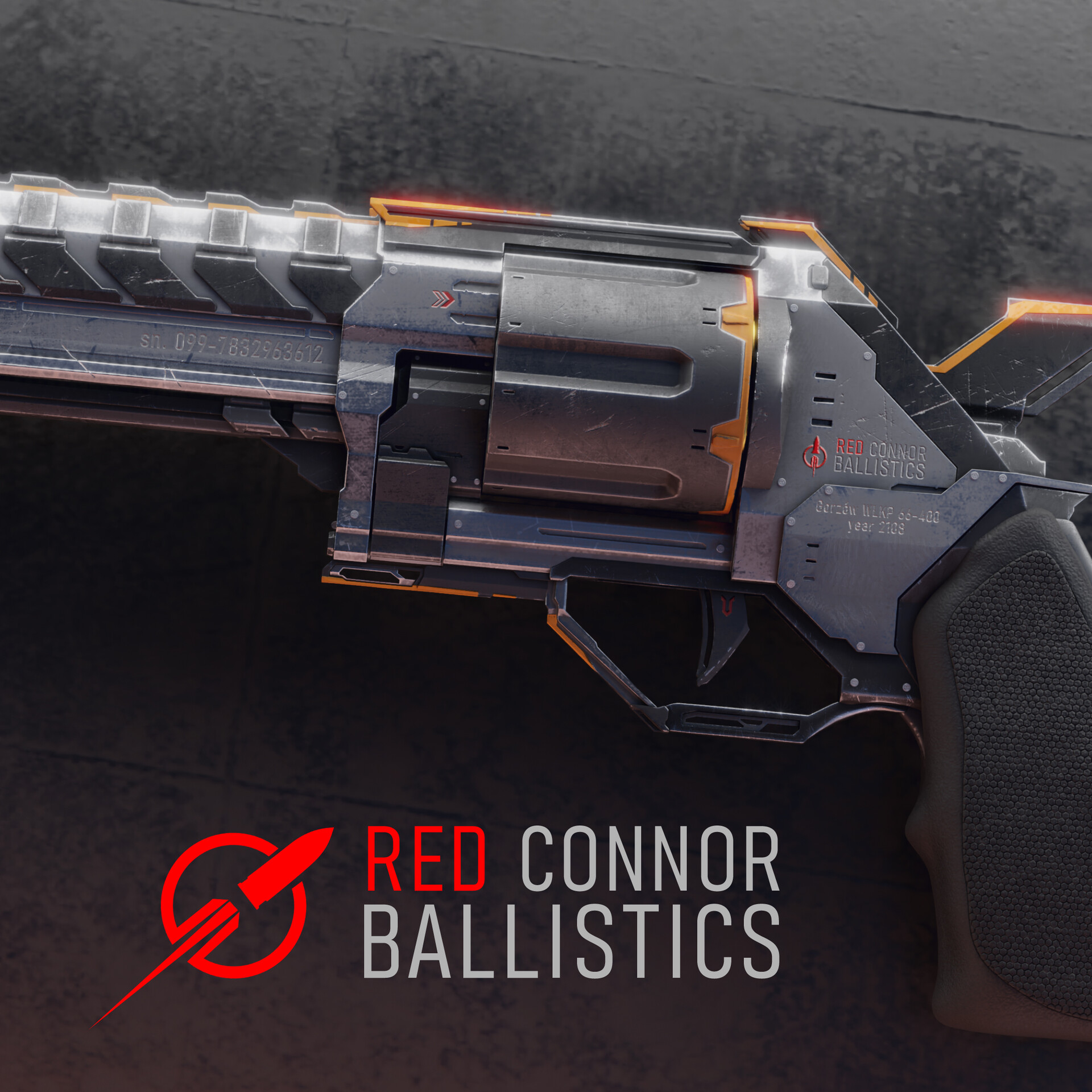 ArtStation - near future revolver design