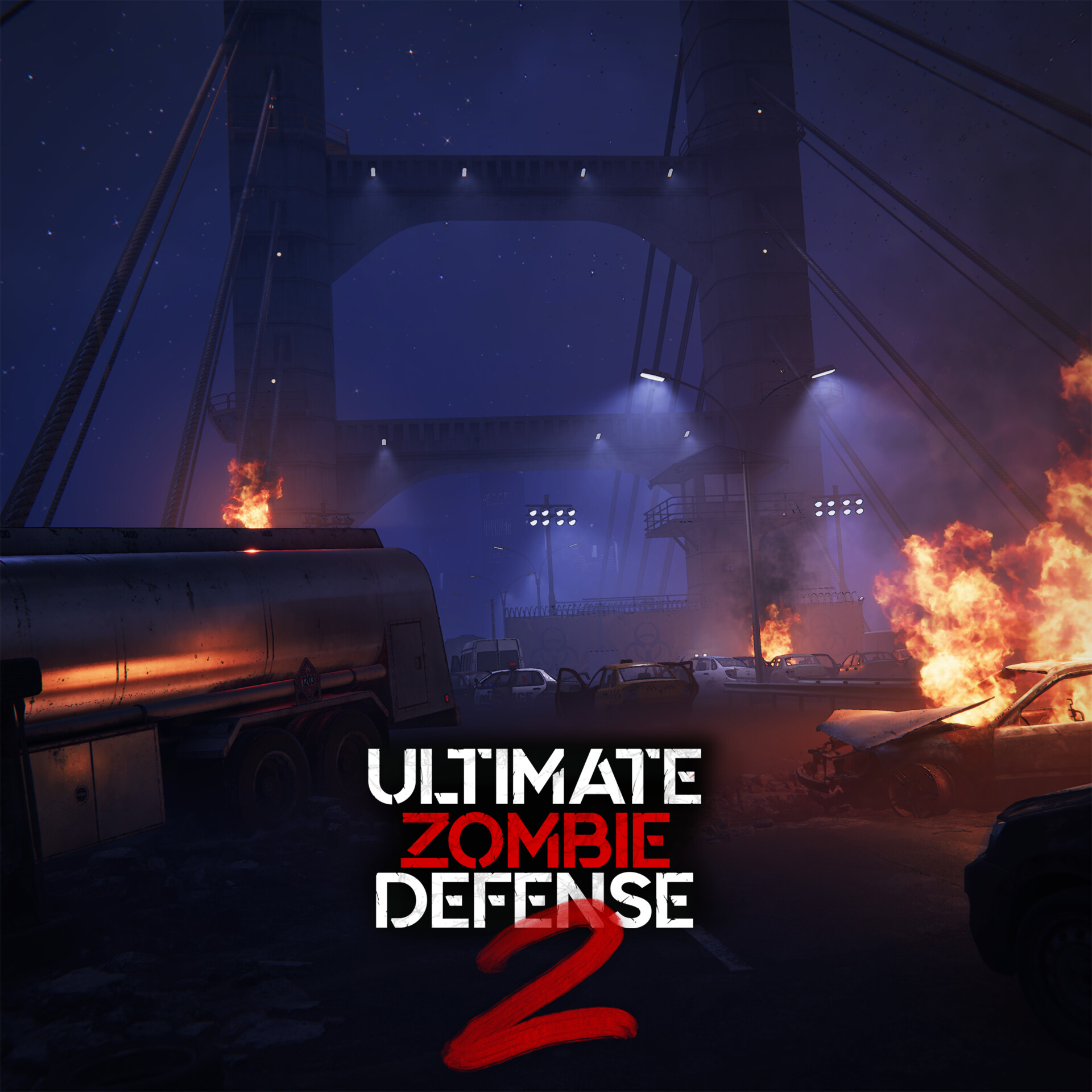 ArtStation - Ultimate Zombie Defense 2 - Bridge Level