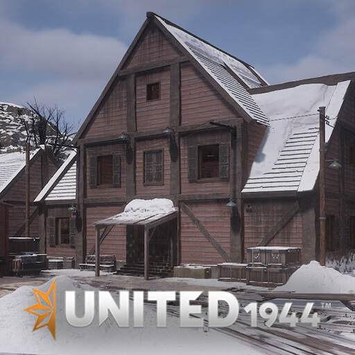 ArtStation - United 1944 - Soviet Town: 3D Lobby