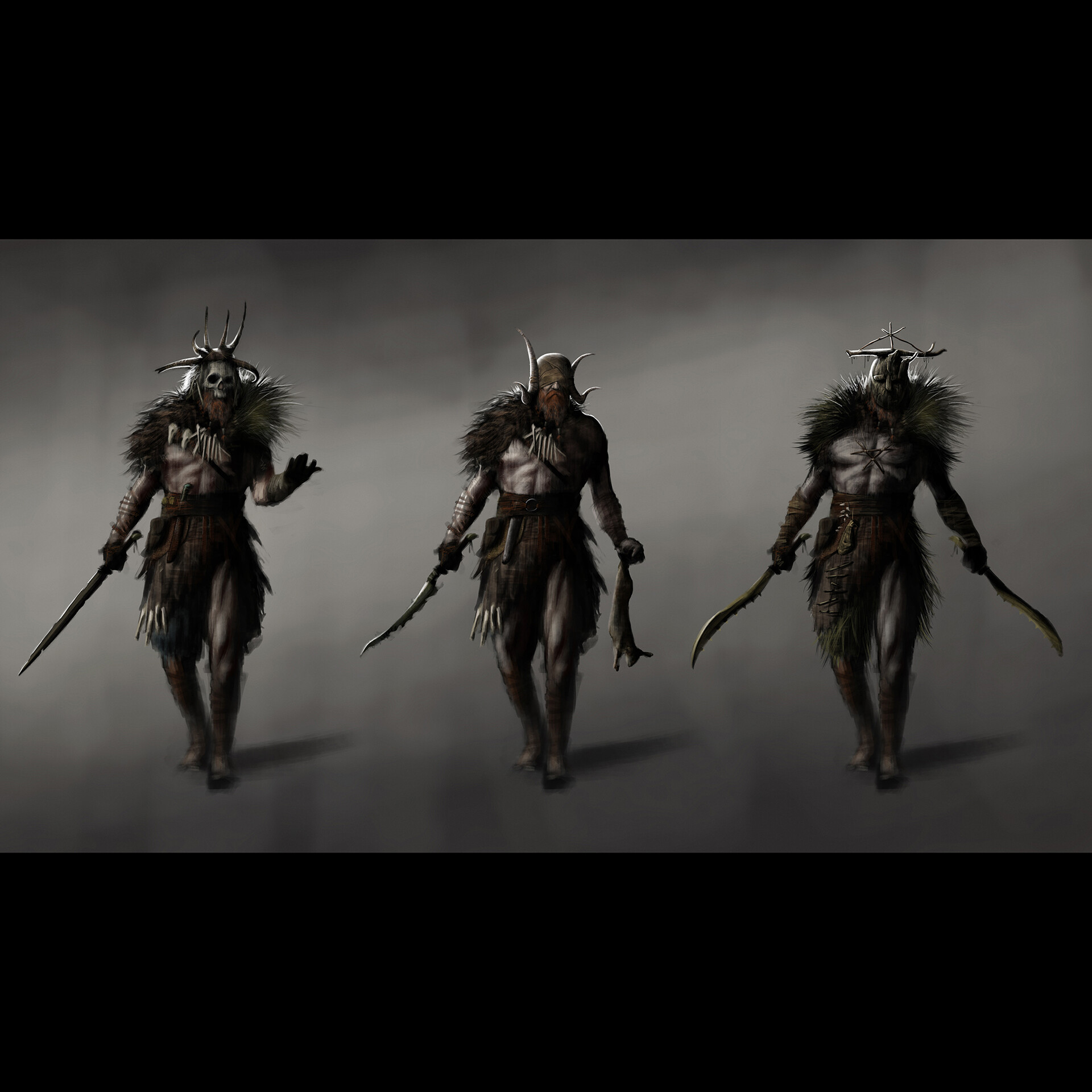 ArtStation - primal people variation concept