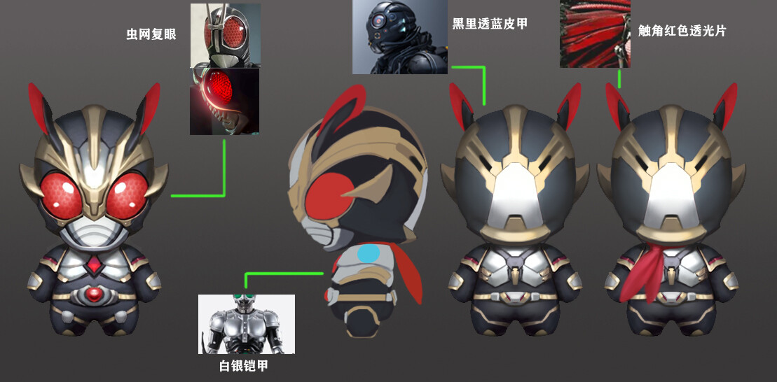 ArtStation - Masked Rider Elves and Mounts