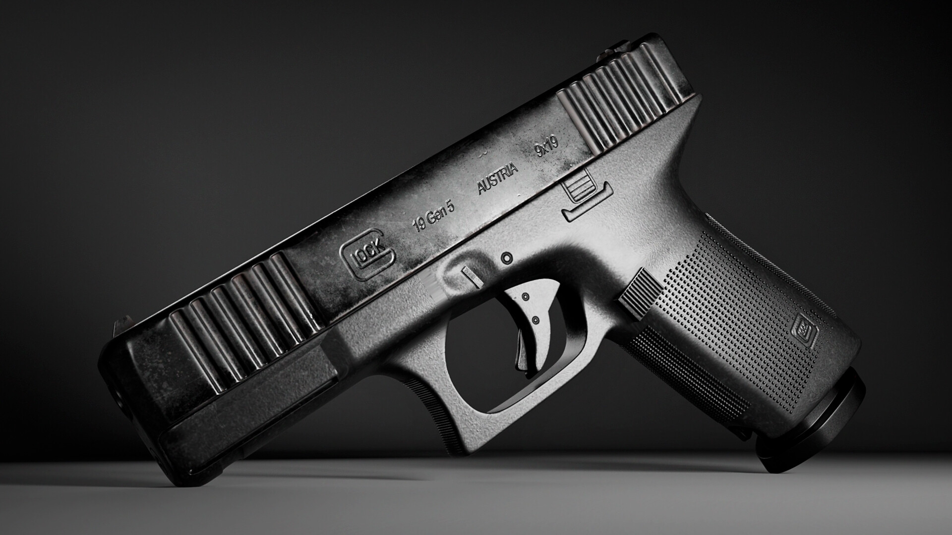 ArtStation - Glock Pistol G19 gen.5