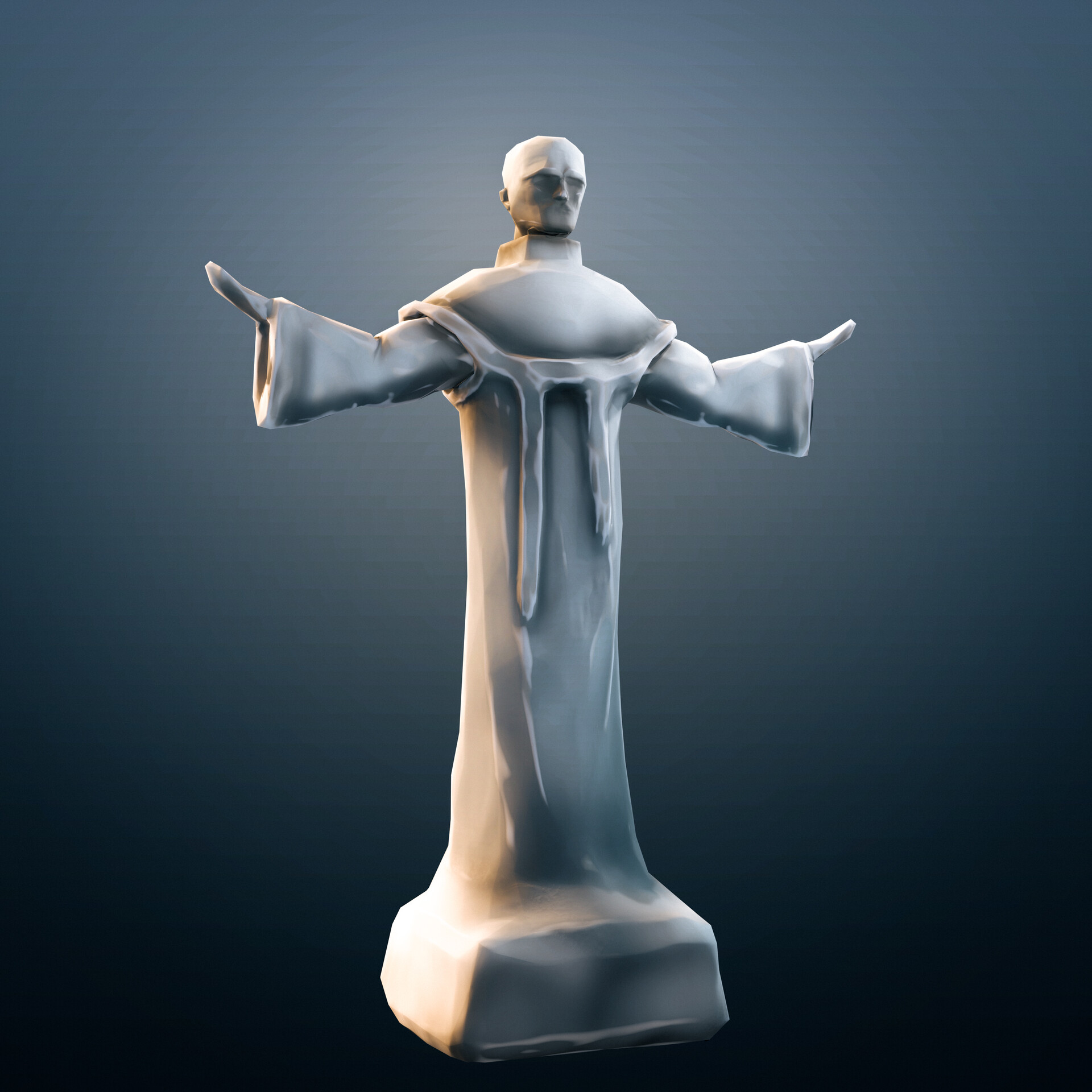 ArtStation - Lowpoly and Stylized Statues Props