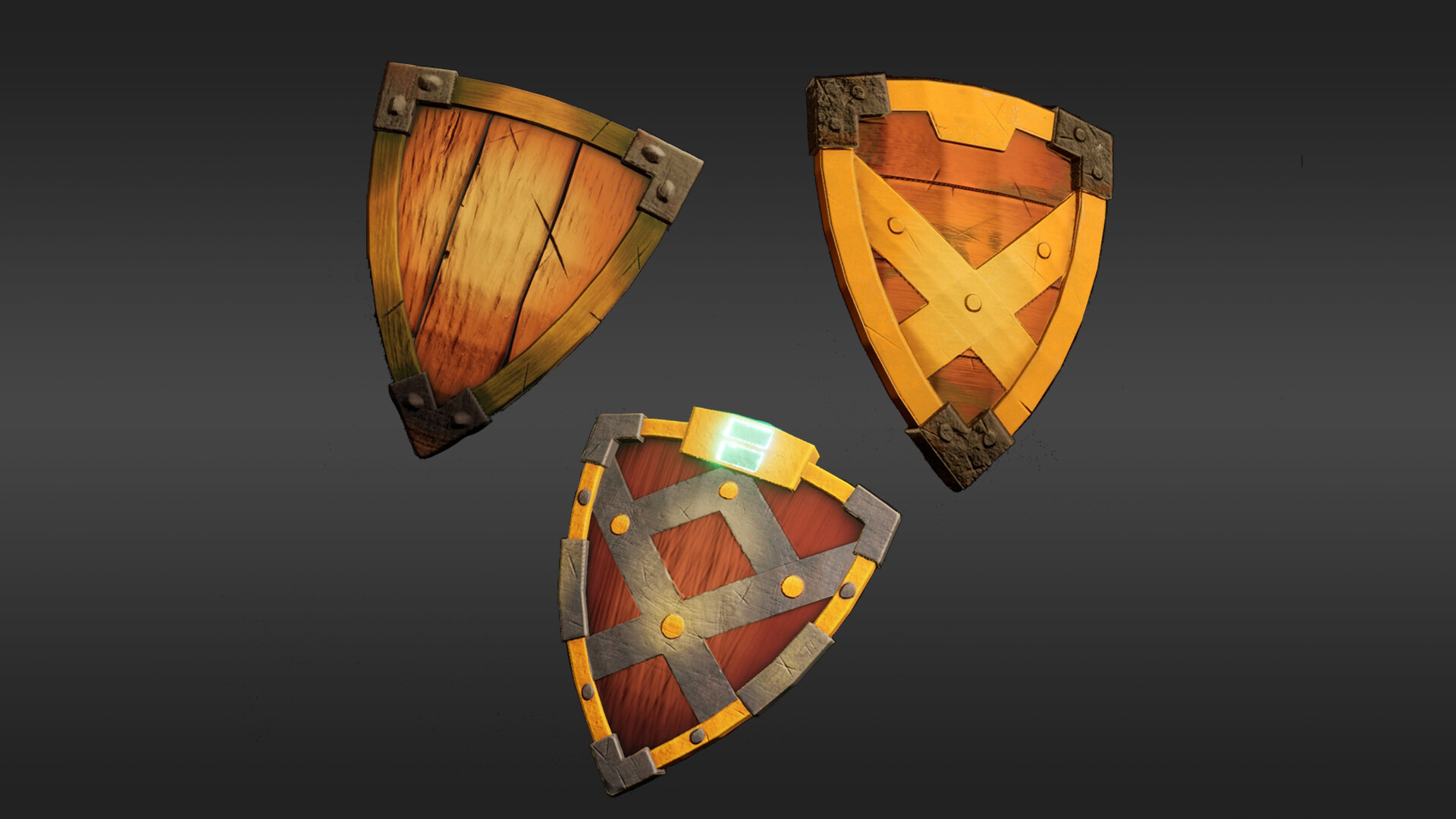 ArtStation - Stylized Shields