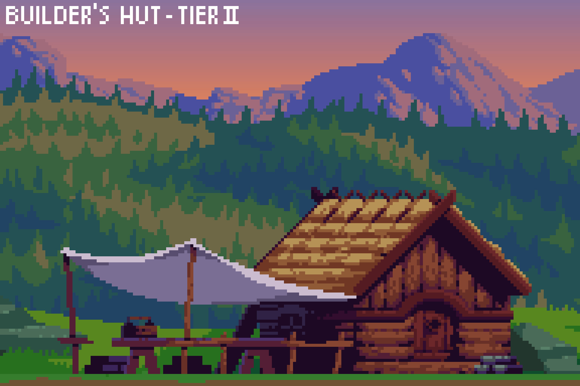 ArtStation - Builder's Hut Construction Sprites