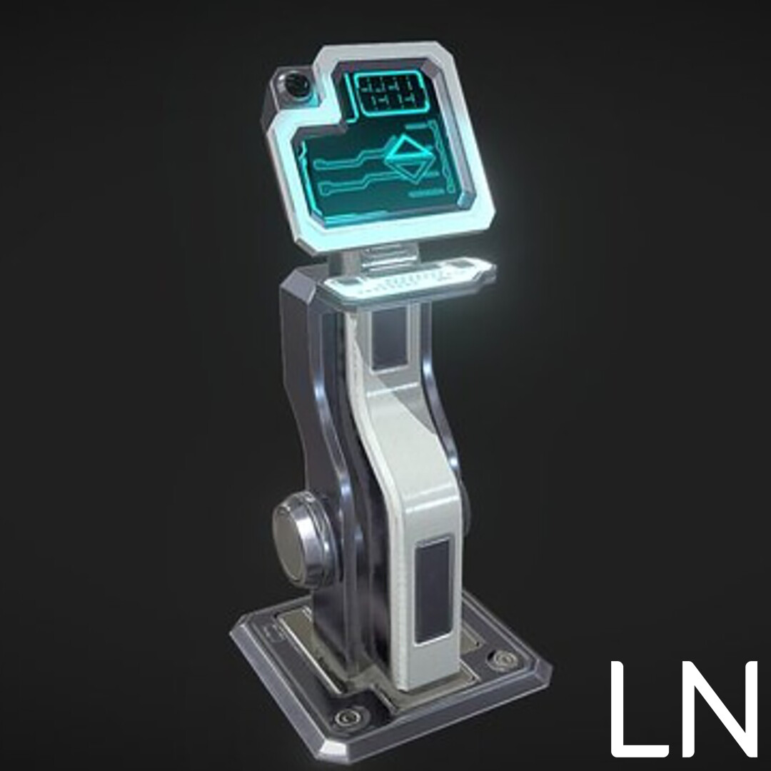 ArtStation - Sci-Fi Control Panel