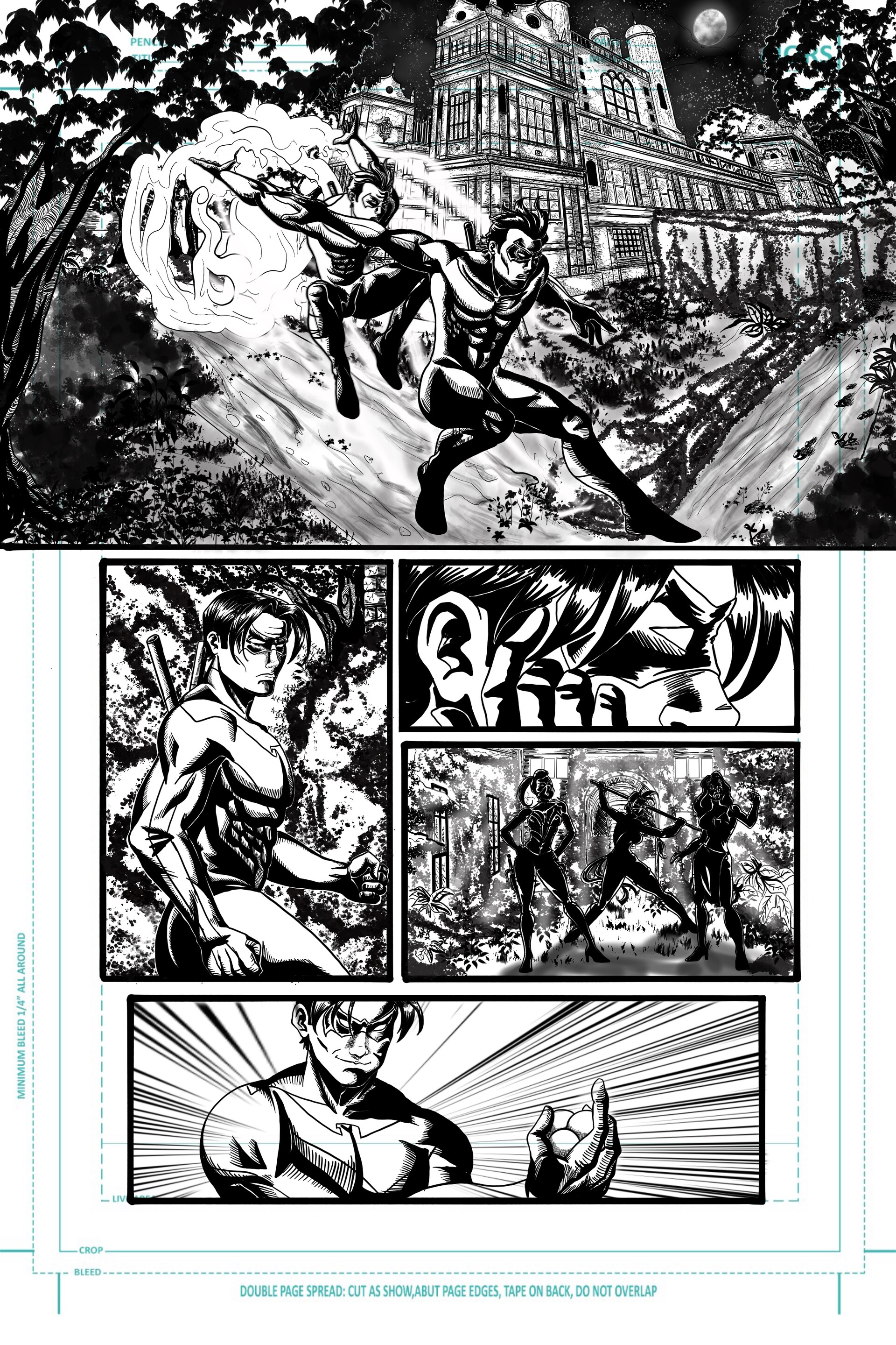 ArtStation - Nightwing - Sample Pages