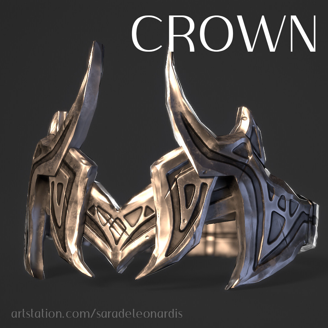 ArtStation - Stylized crown