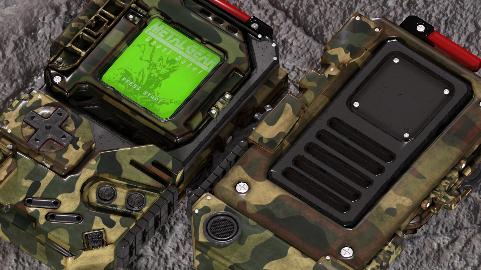 ArtStation - Tactical Gameboy - AAA Game Ready Model