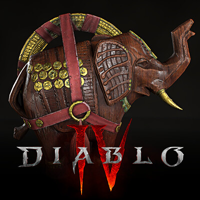 ArtStation - Diablo IV - "Pachyderm Totem" Trophy