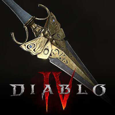 ArtStation - Diablo IV - "Atlas Wingblade" Dagger