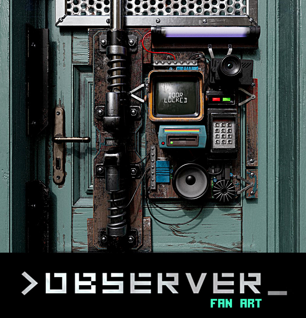 ArtStation - Observer Fan Art Scene Breakdown