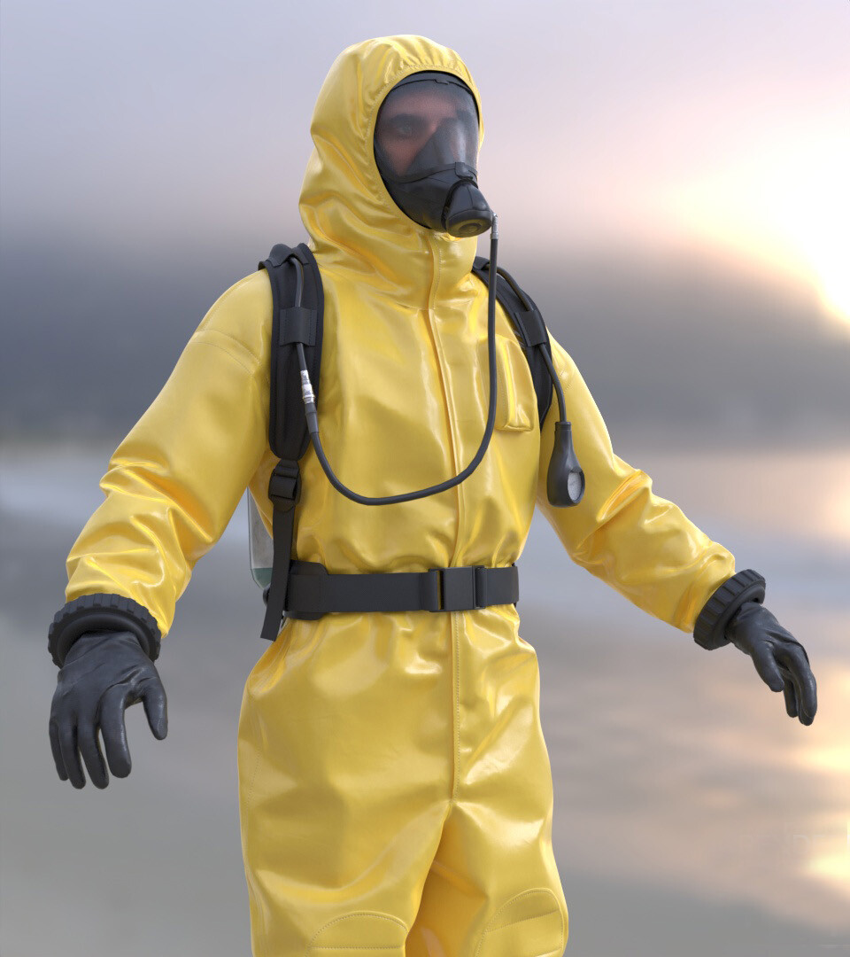 ArtStation - Chemical Protective Suit