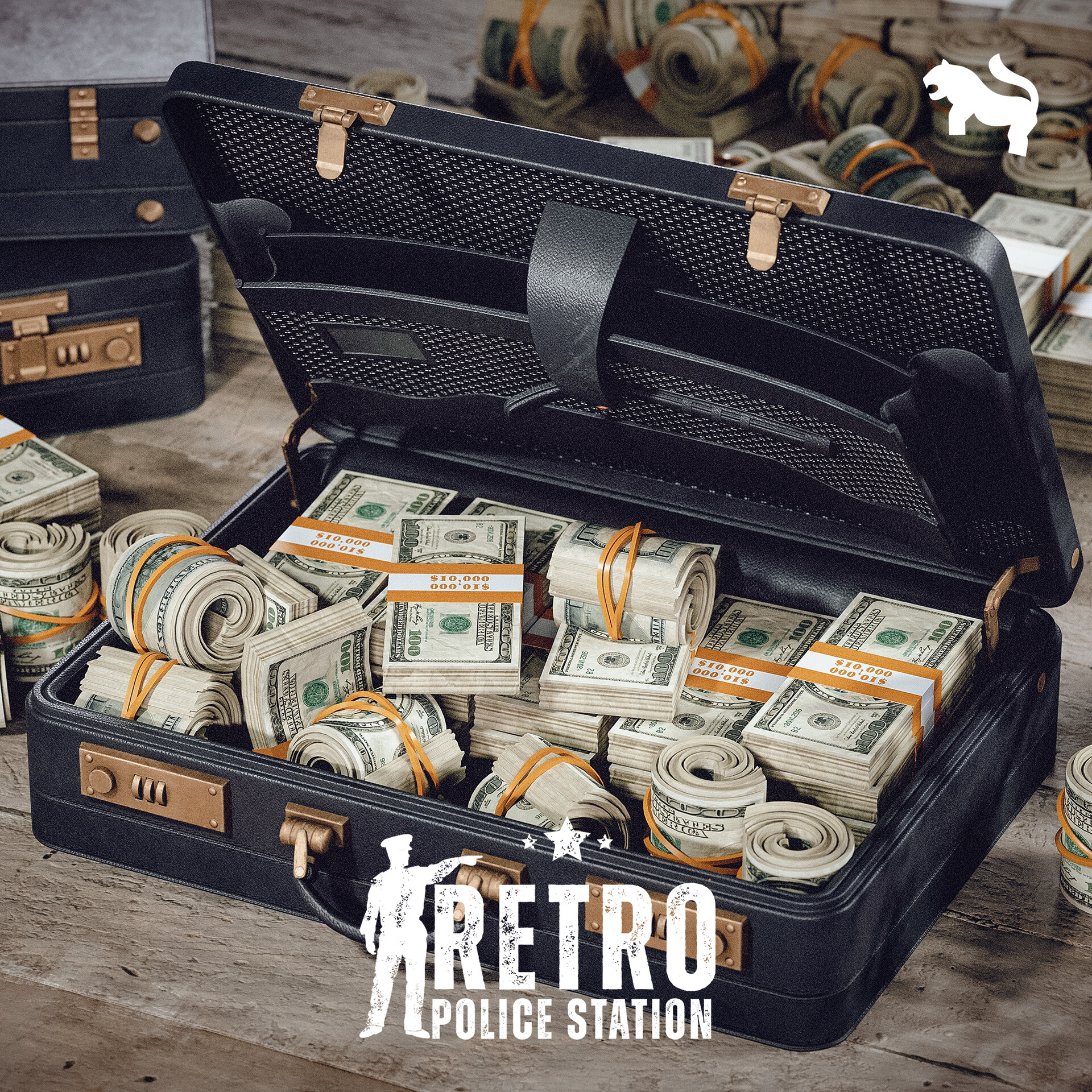 ArtStation - Retro Police Station Environment - The Briefcase