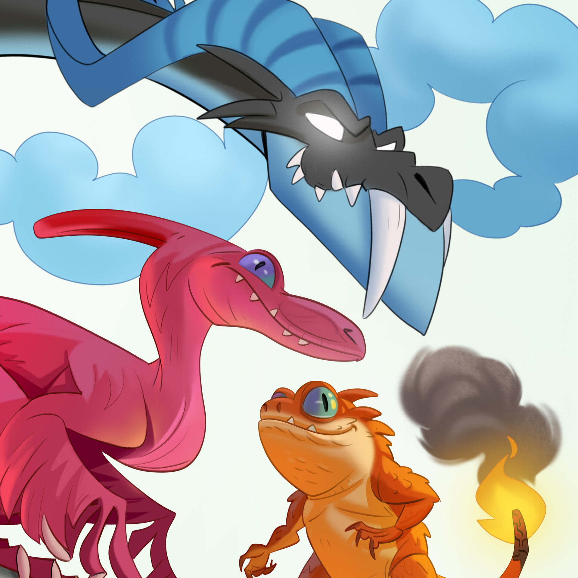 ArtStation - Charmander Evolution Redesign