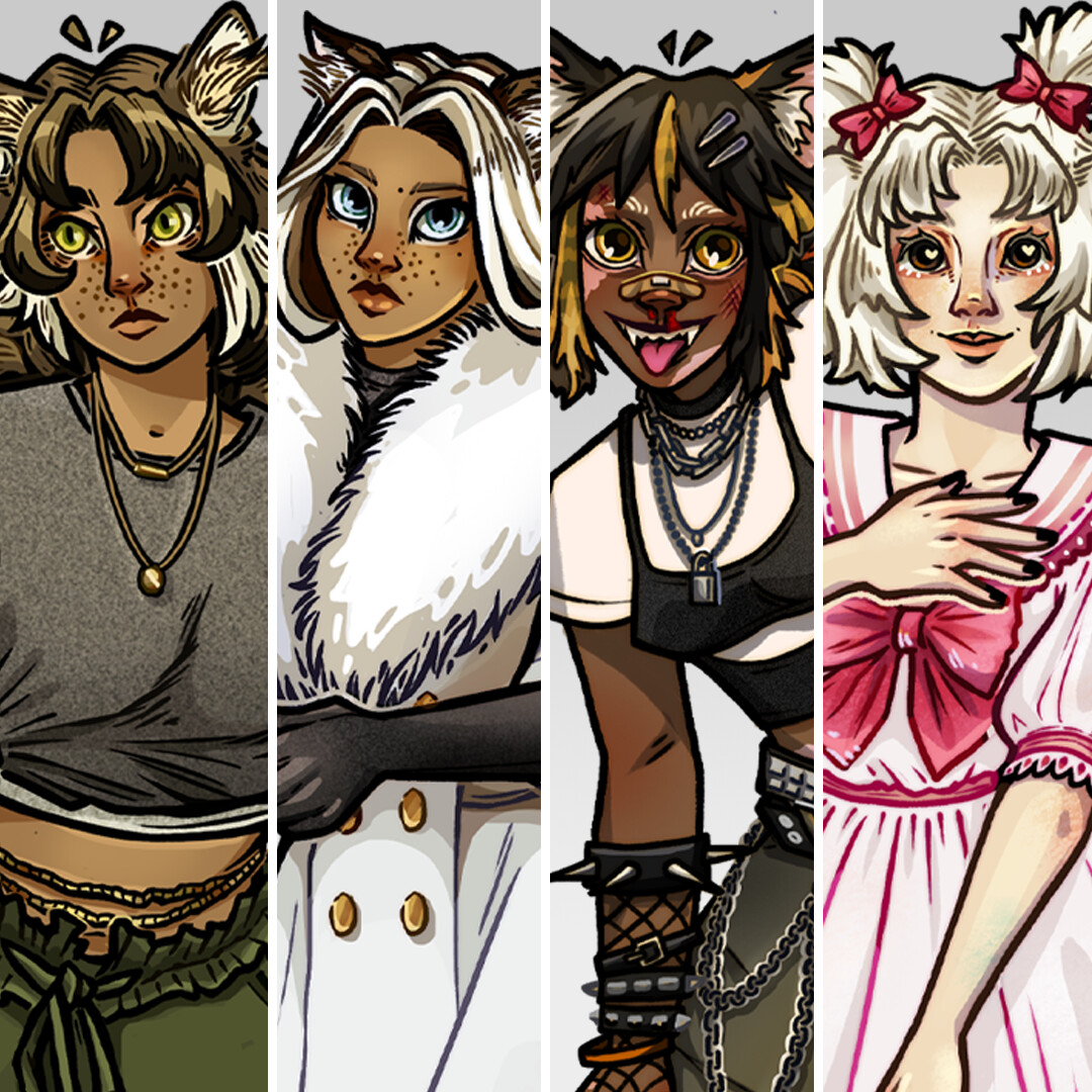 ArtStation - My Pet As Characters!