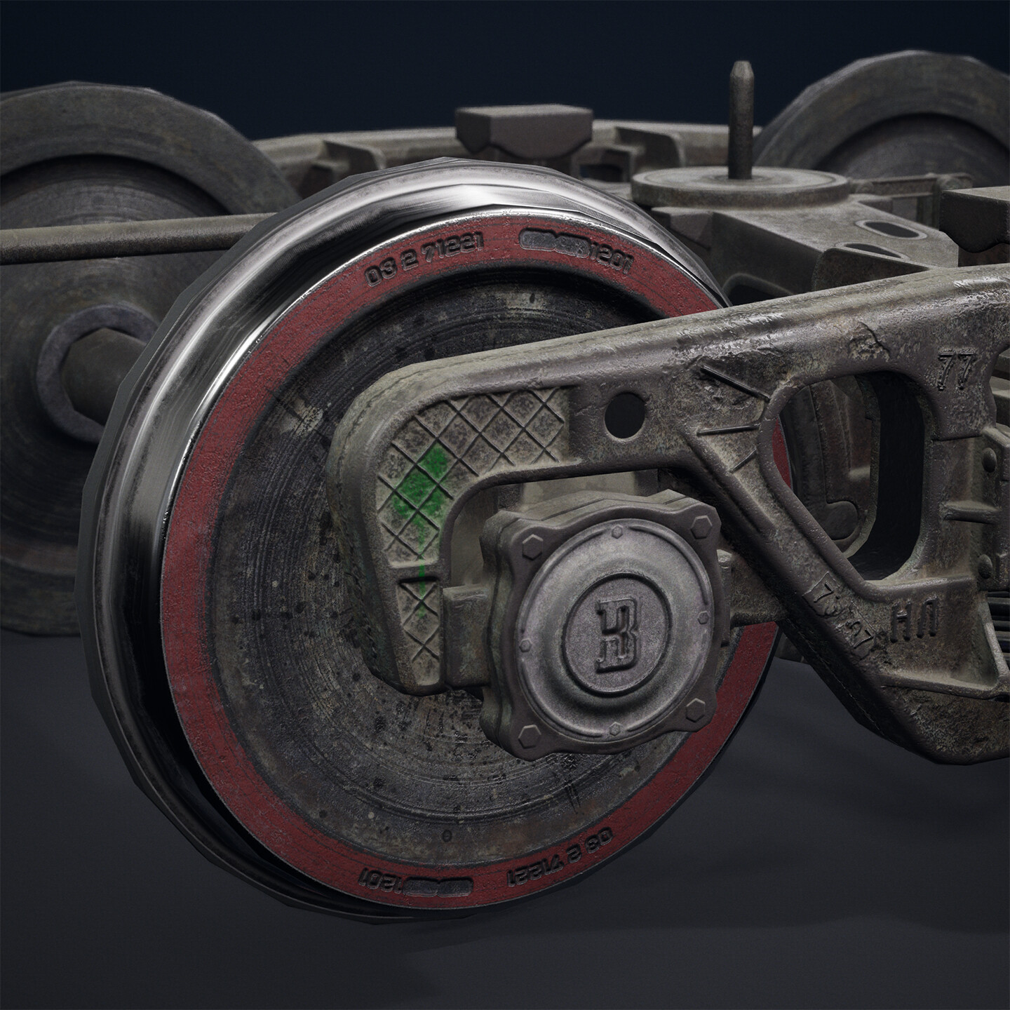 ArtStation - Rail Wheels