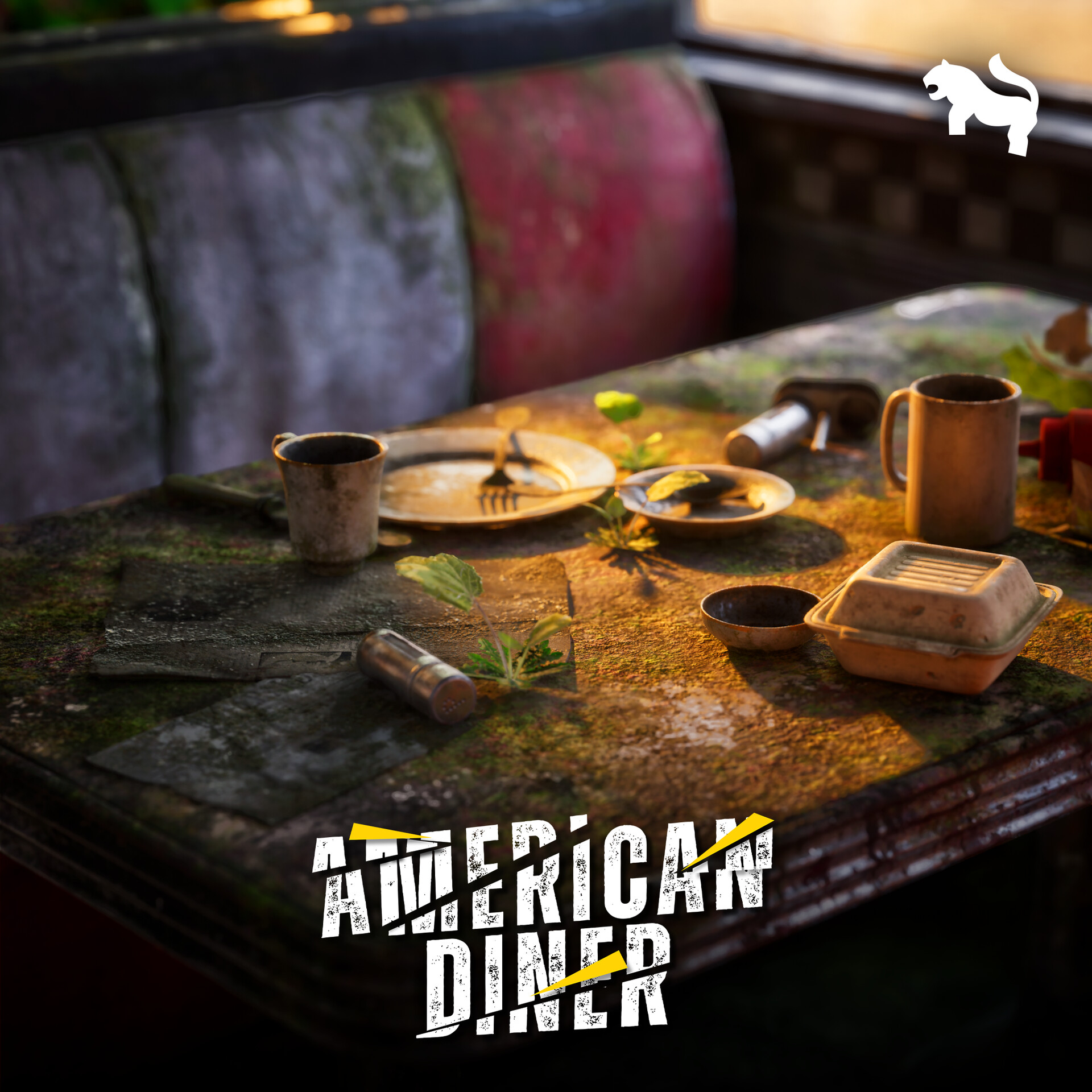 ArtStation - Restaurant Props | Post-Apo Diner