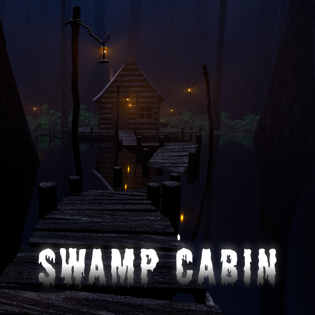 ArtStation - Swamp Cabin