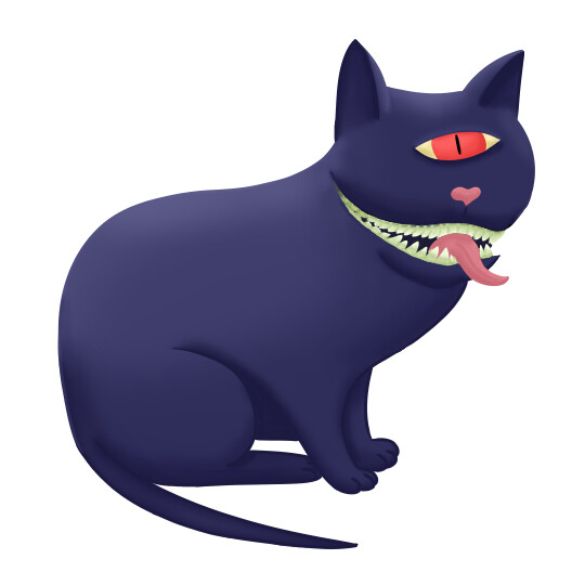 ArtStation - Monster Cat