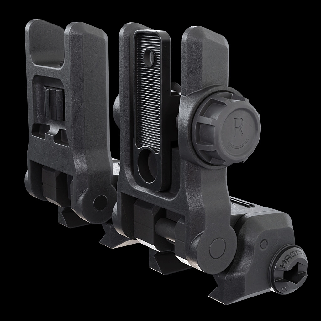 ArtStation - Magpul MBUS Sights GEN3