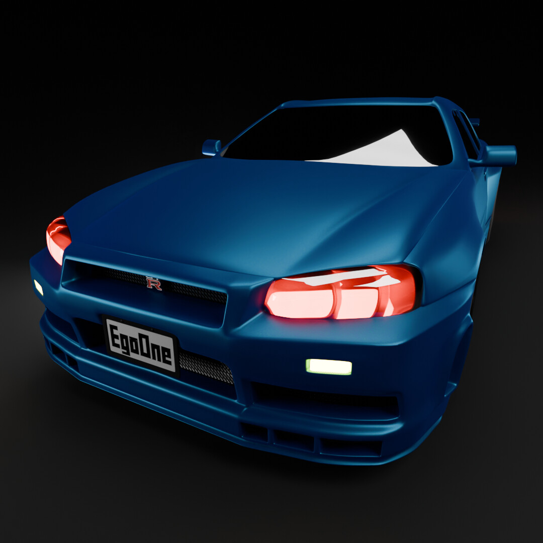 ArtStation - Nissan GT-R R34