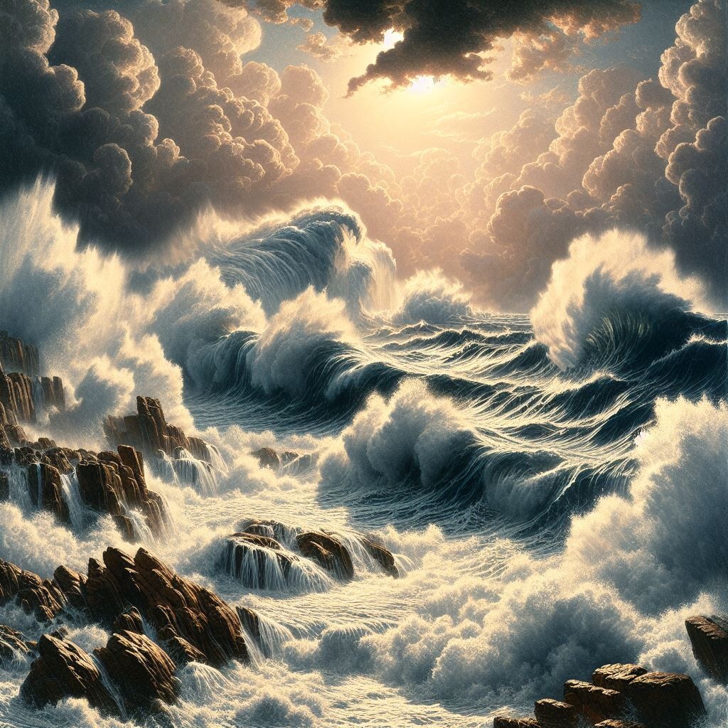 ArtStation - Waves. Lights & Forces