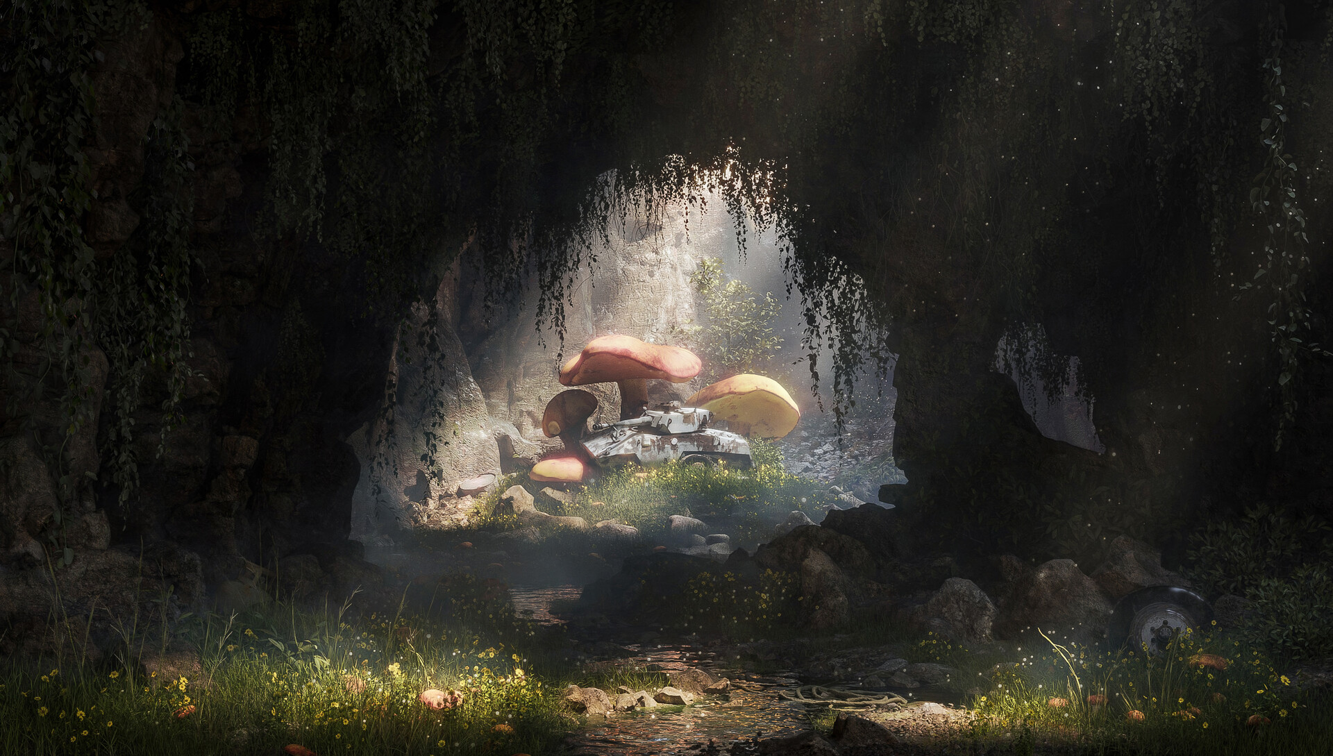 ArtStation - The Secret Cave