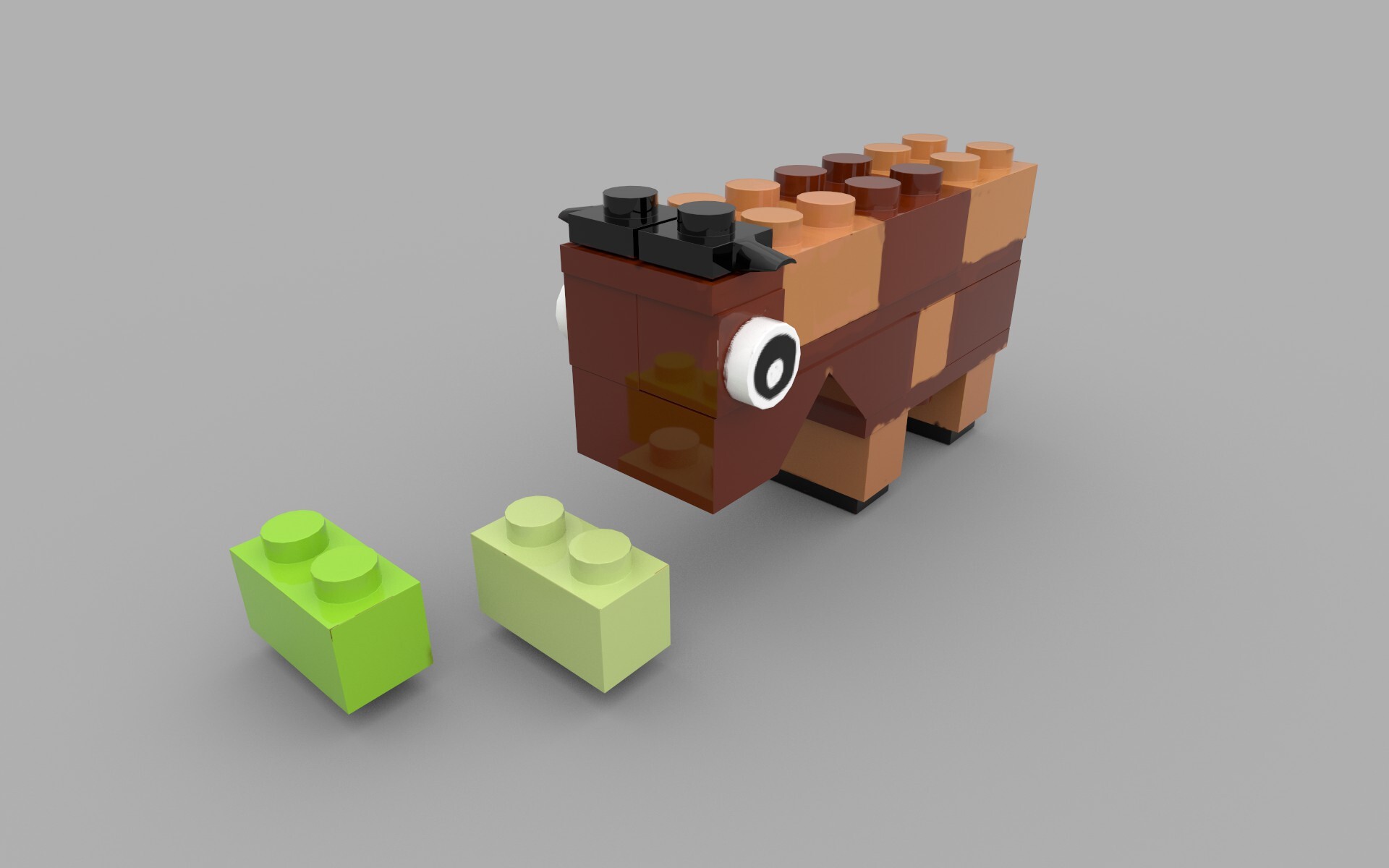 ArtStation - Lego Cow Model
