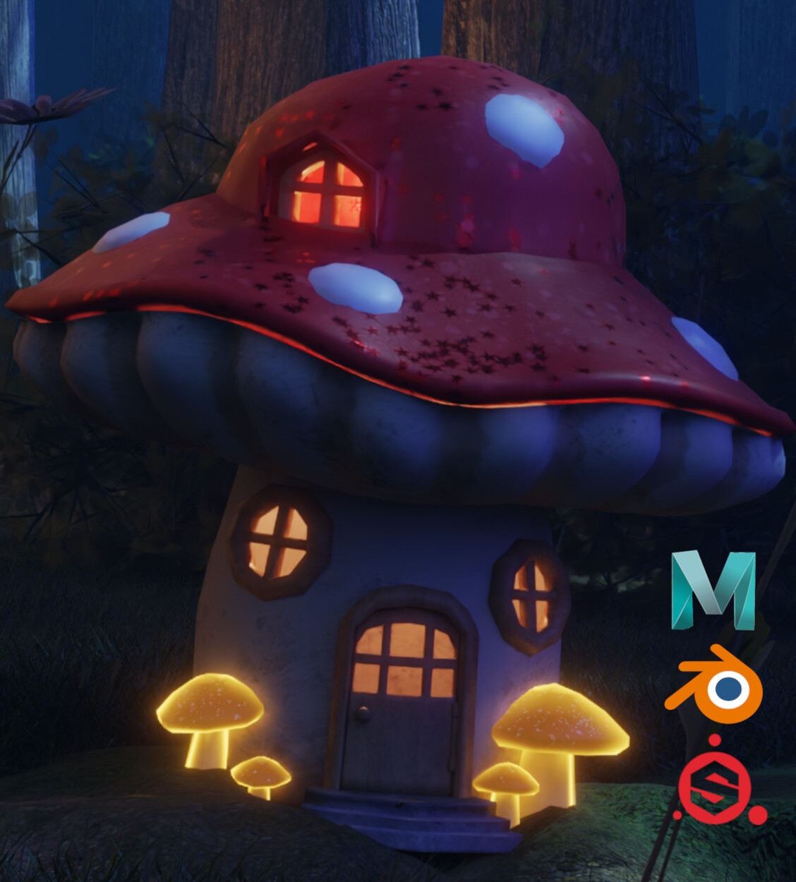 ArtStation - Mushroom House